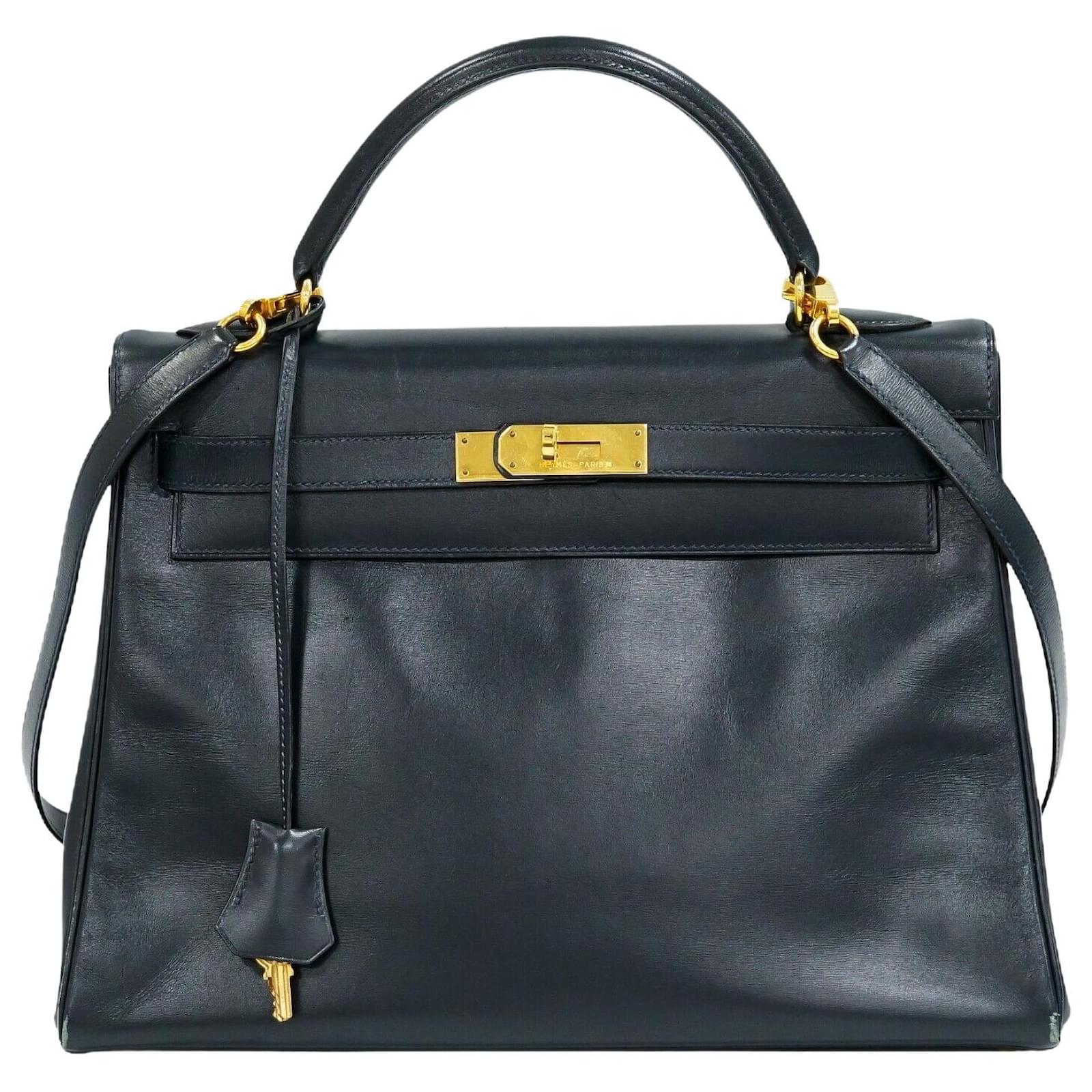 Hermès hermes kelly Black Leather ref.737846 - Joli Closet