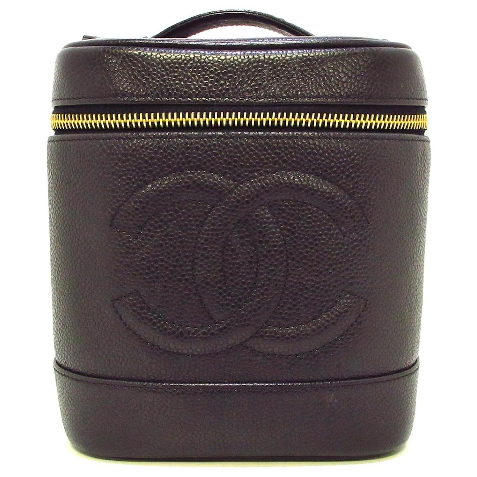 Chanel Vanity Black Leather ref.738204 - Joli Closet
