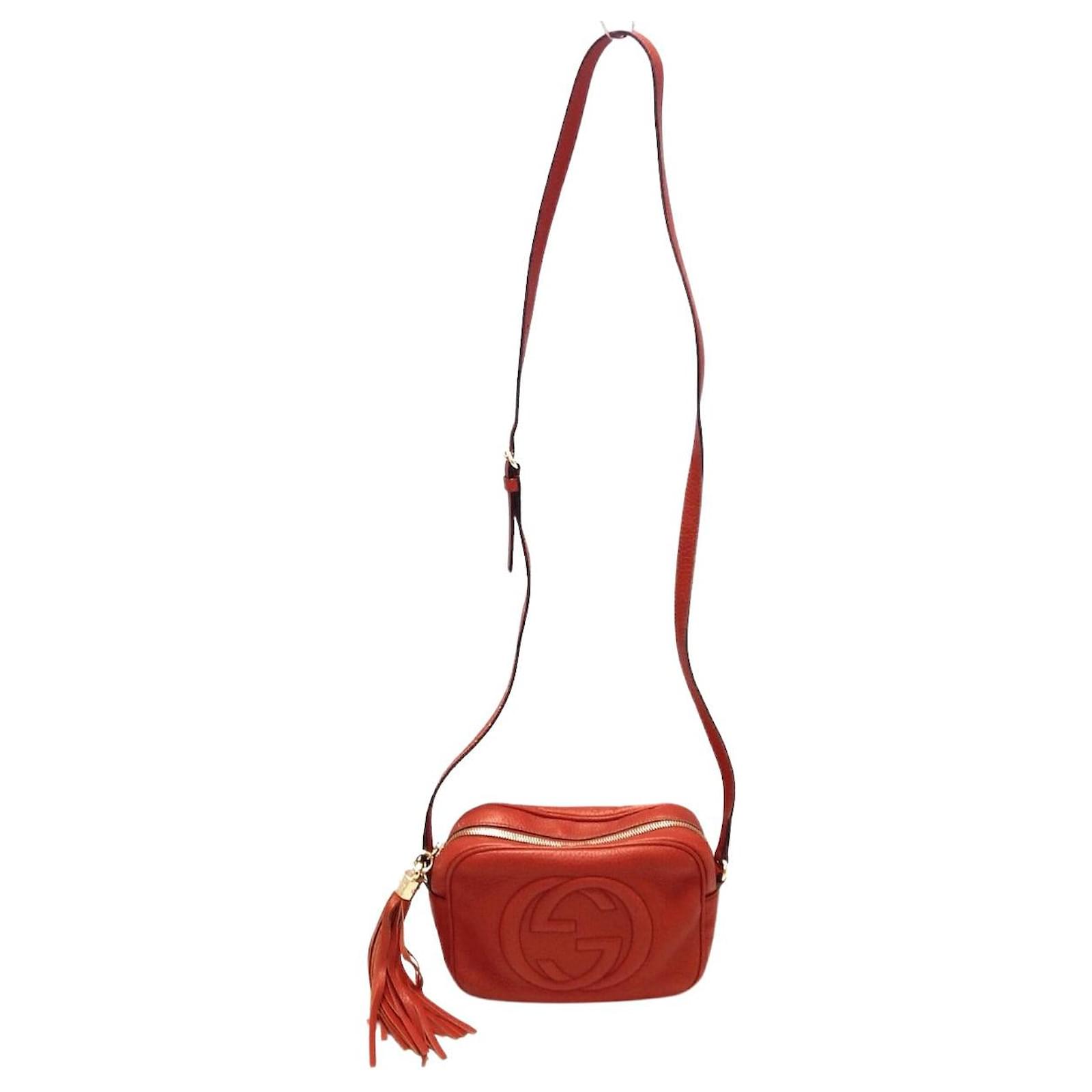 gucci Red Leather ref.738371 - Joli Closet