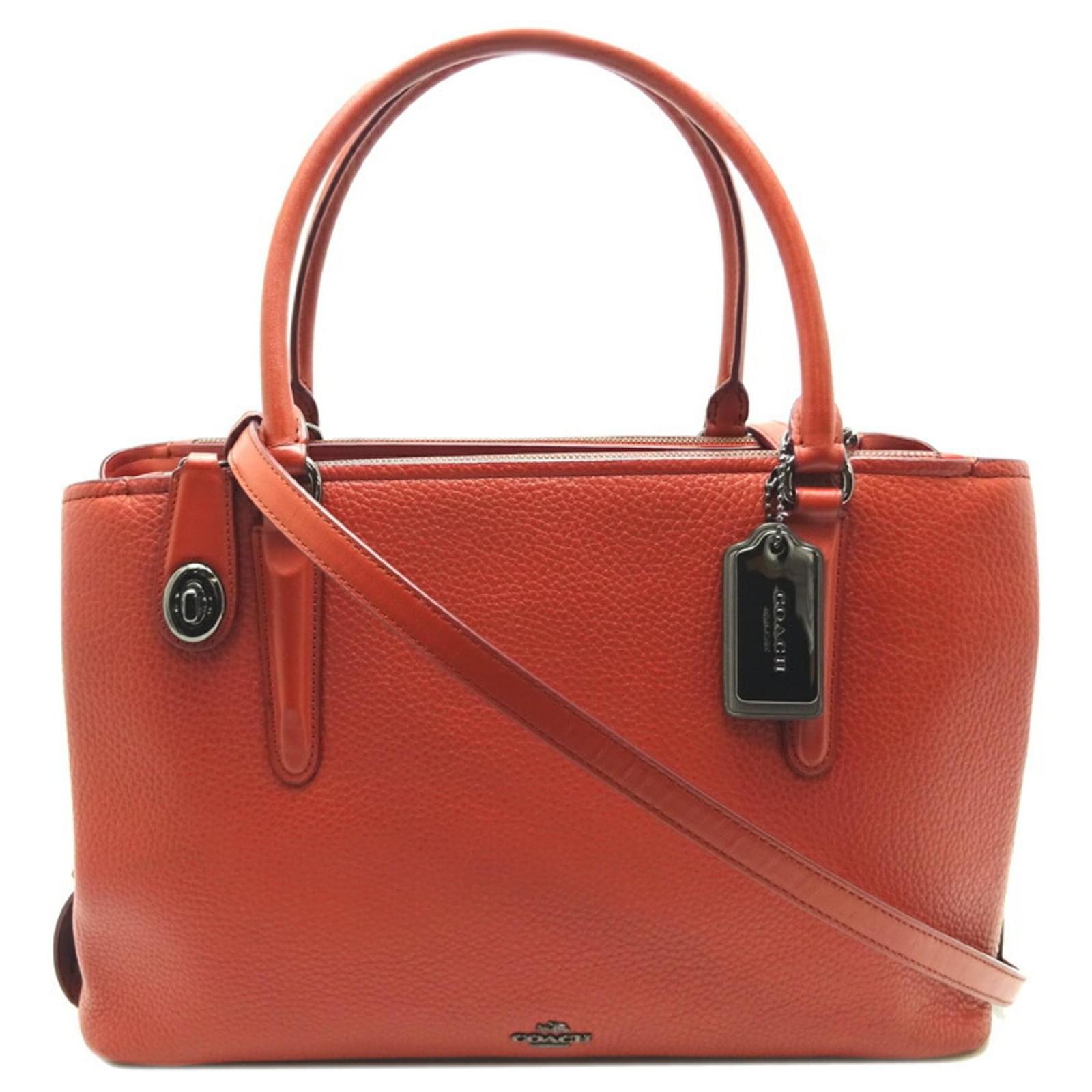 Coach Red Leather ref.738714 - Joli Closet