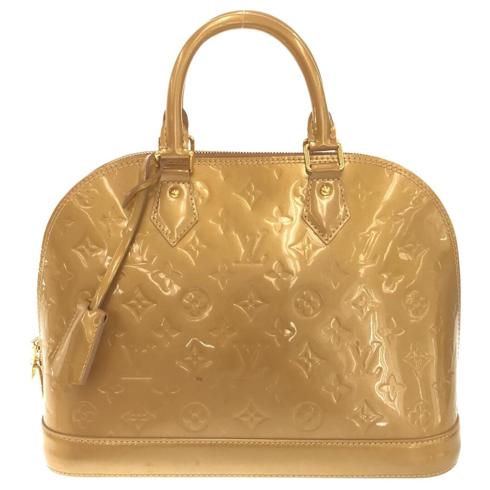 Louis Vuitton Alma Golden Patent leather ref.739230 - Joli Closet
