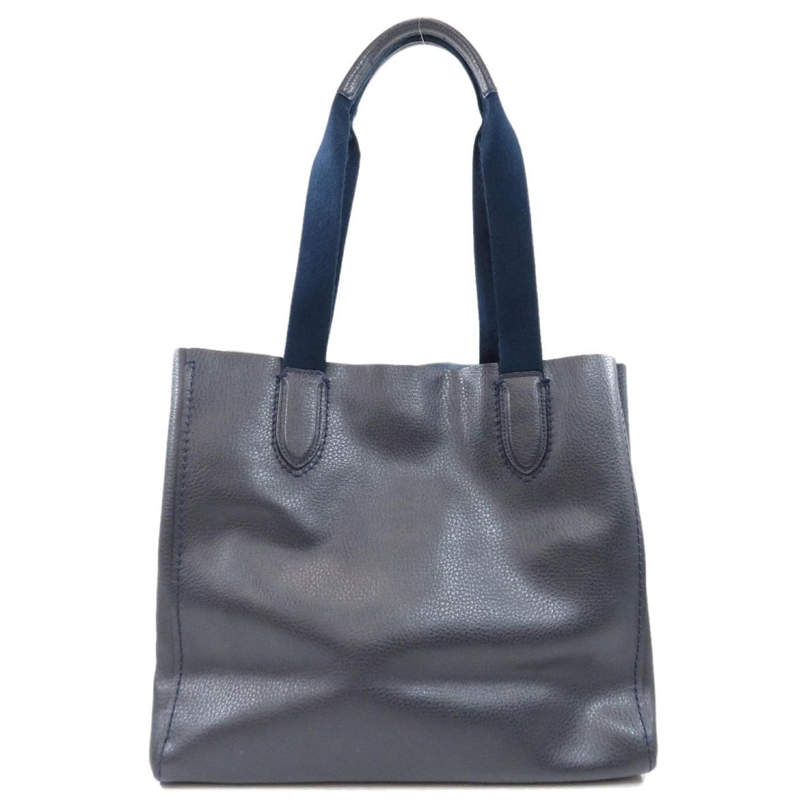 Coach Navy blue Leather ref.739288 - Joli Closet