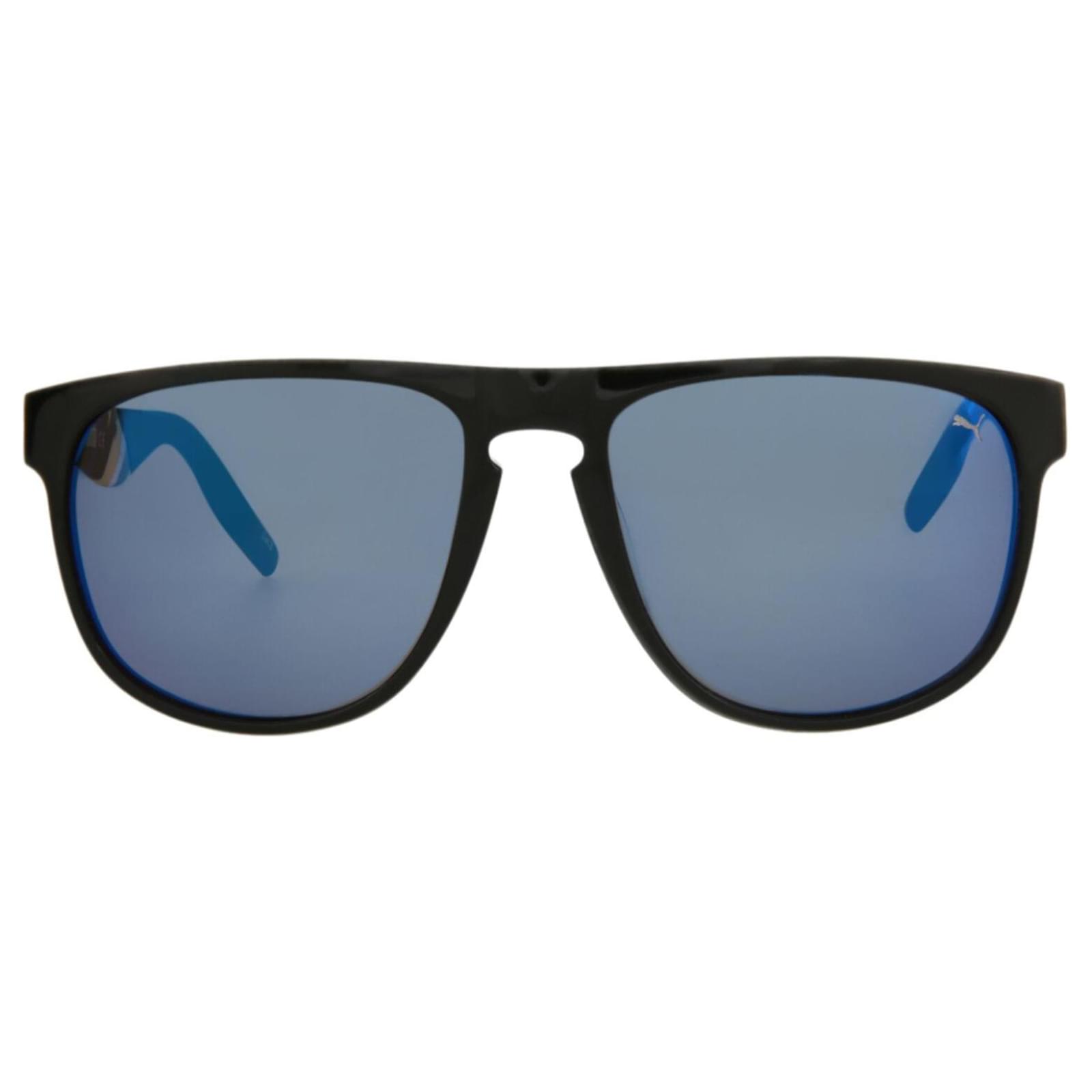 Puma Square-Frame Acetate Sunglasses Black Cellulose fibre ref.740048 ...