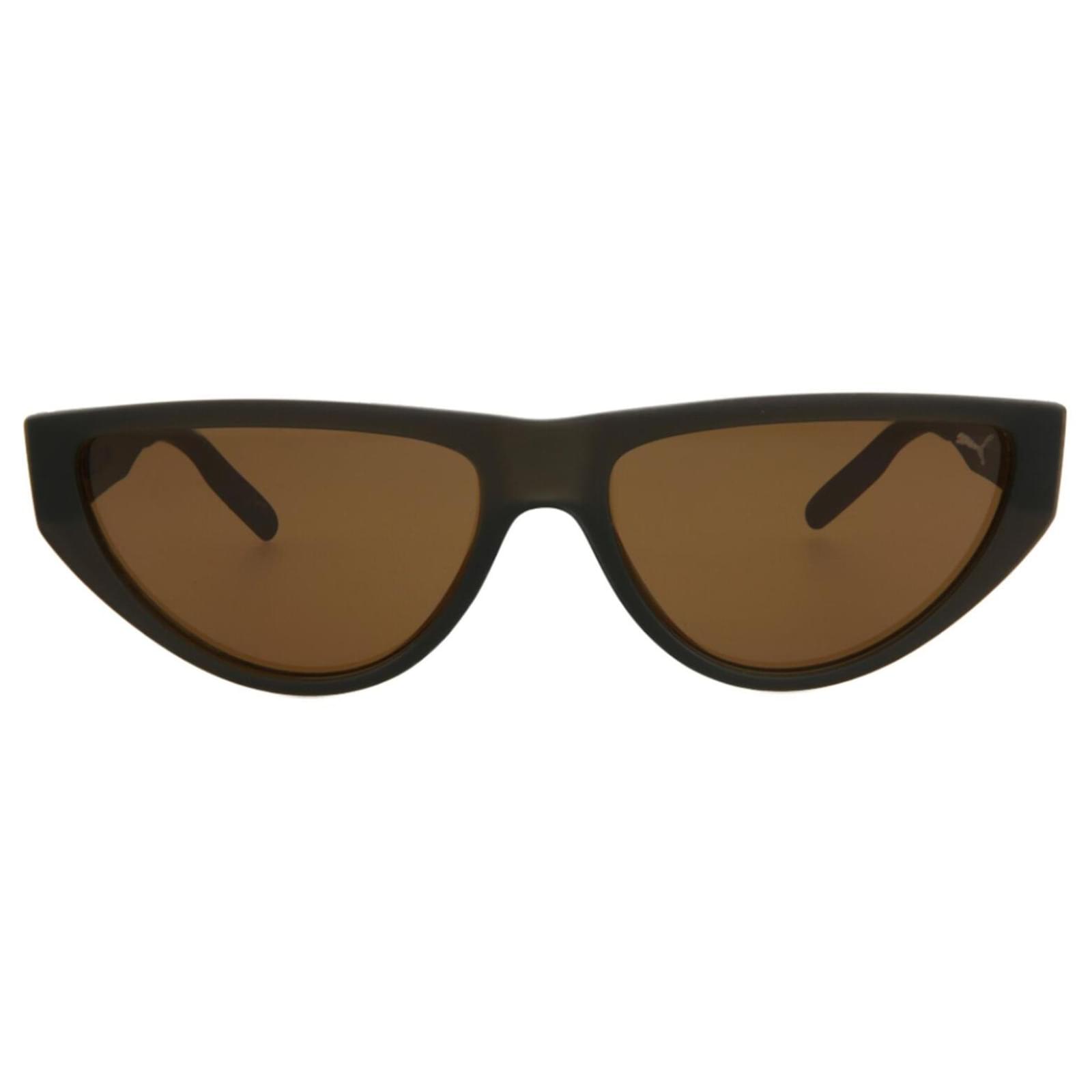 Puma Cat Eye-Frame Injection Sunglasses Brown ref.740515 - Joli Closet