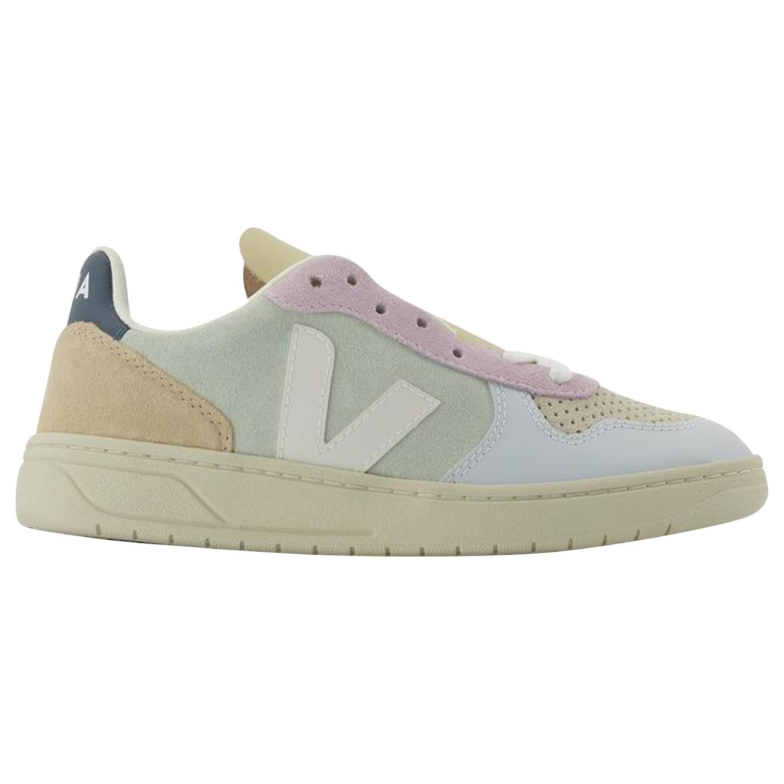 V-10 Sneakers - Veja - Multi - Suede Multiple colors Leather ref.744244 ...