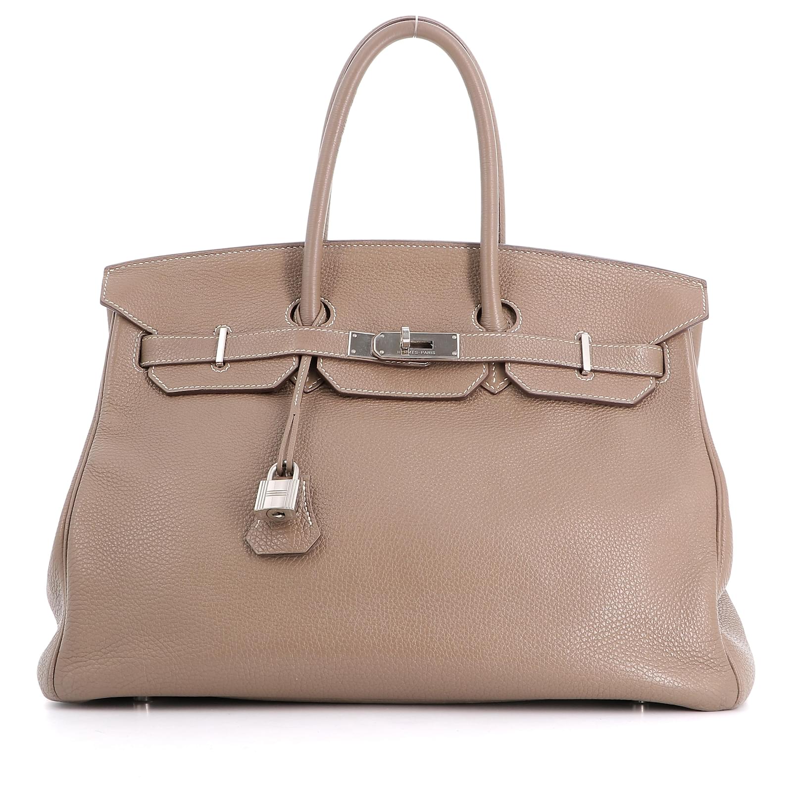 Hermès HERMES BIRKIN 35 Beige Leather ref.744653 - Joli Closet