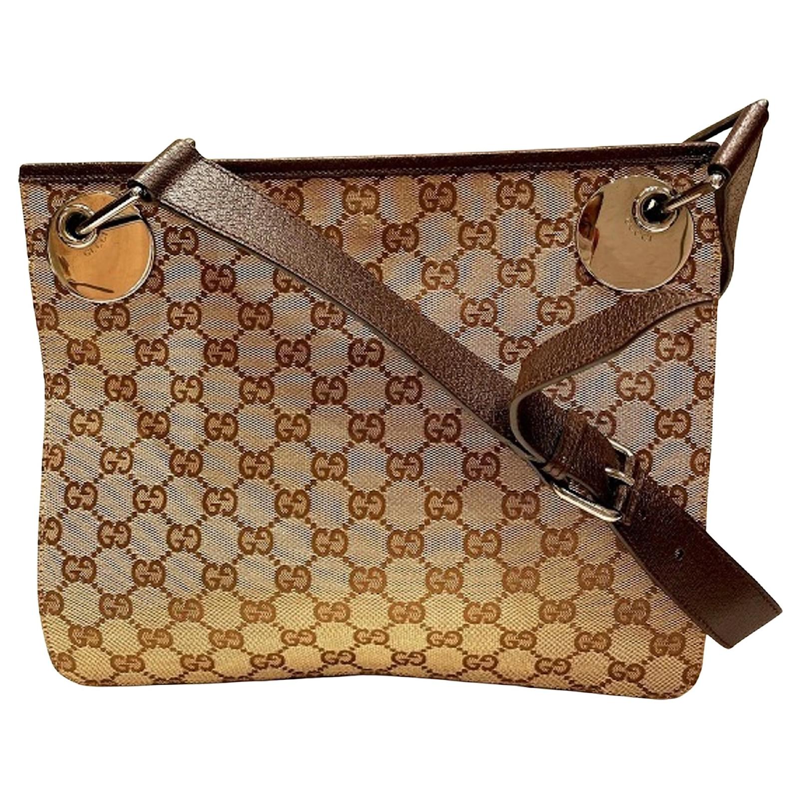 Gucci GG Toile Beige ref.746400 - Joli Closet