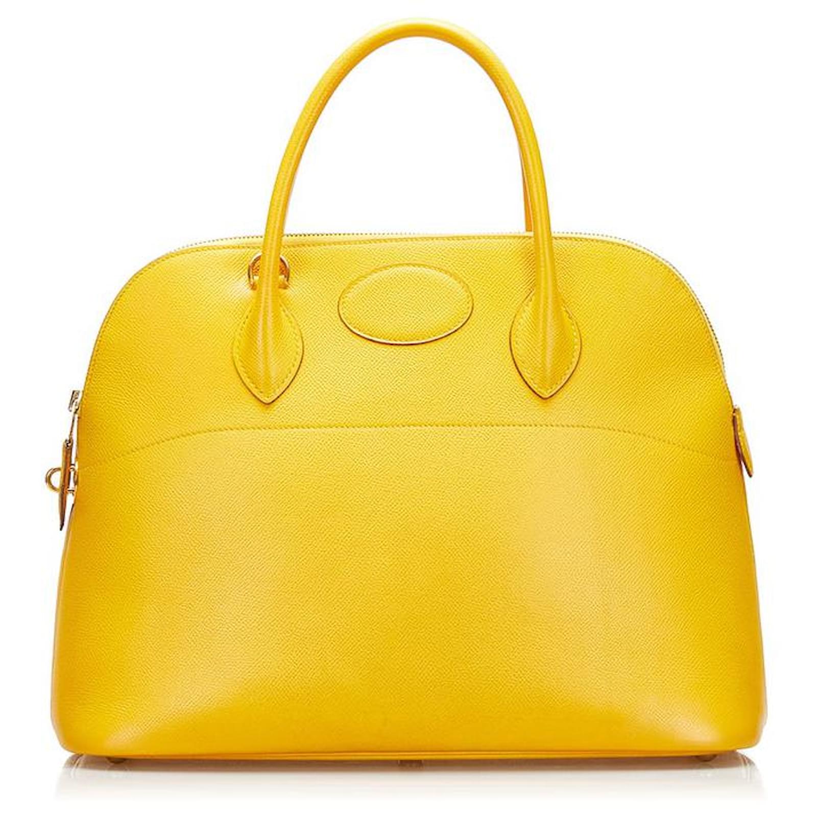 Hermès Hermes Bolide Yellow Leather ref.746784 - Joli Closet