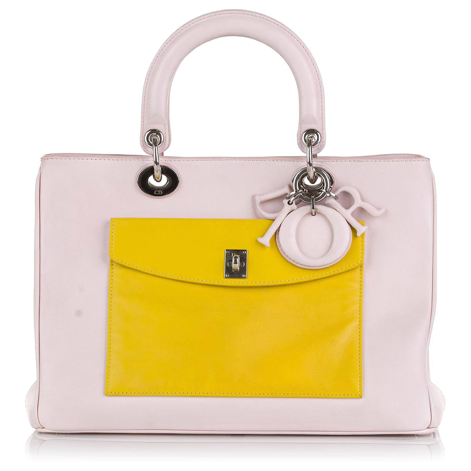 Dior Borsa a tracolla Diorissimo rosa Pelle Vitello simile a un vitello ...