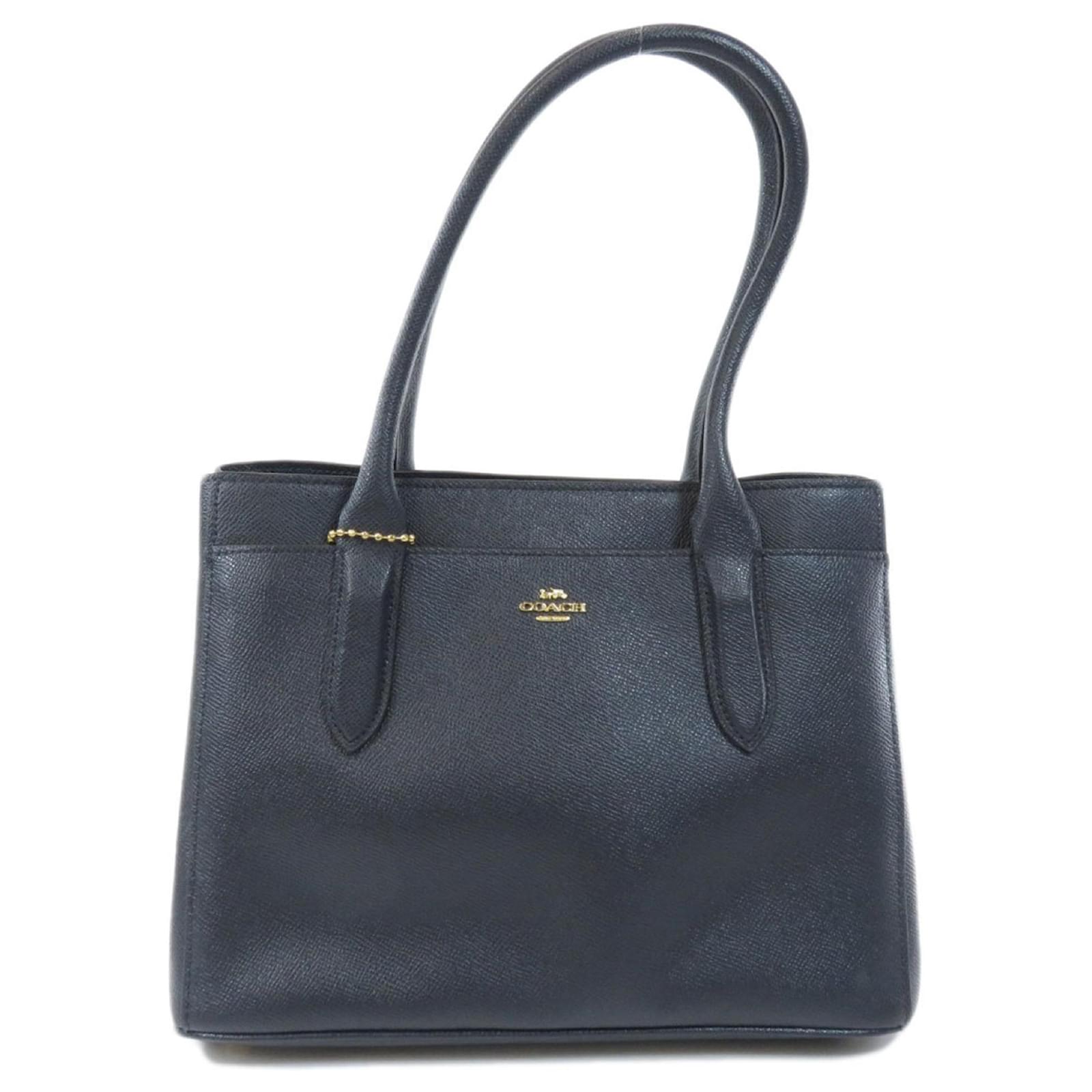 Coach Navy blue Leather ref.750069 - Joli Closet