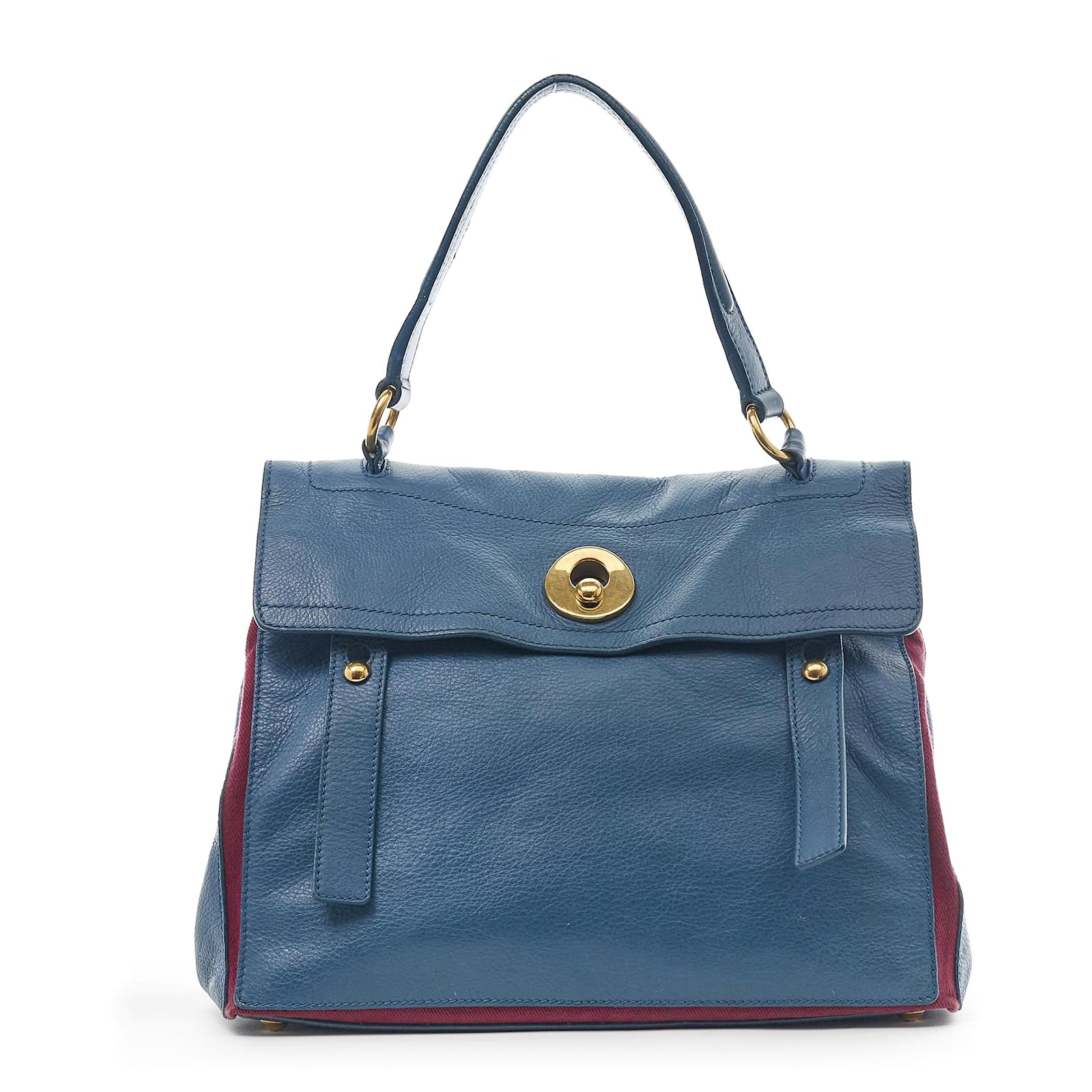 Saint Laurent Muse Navy blue Leather ref.750707 - Joli Closet