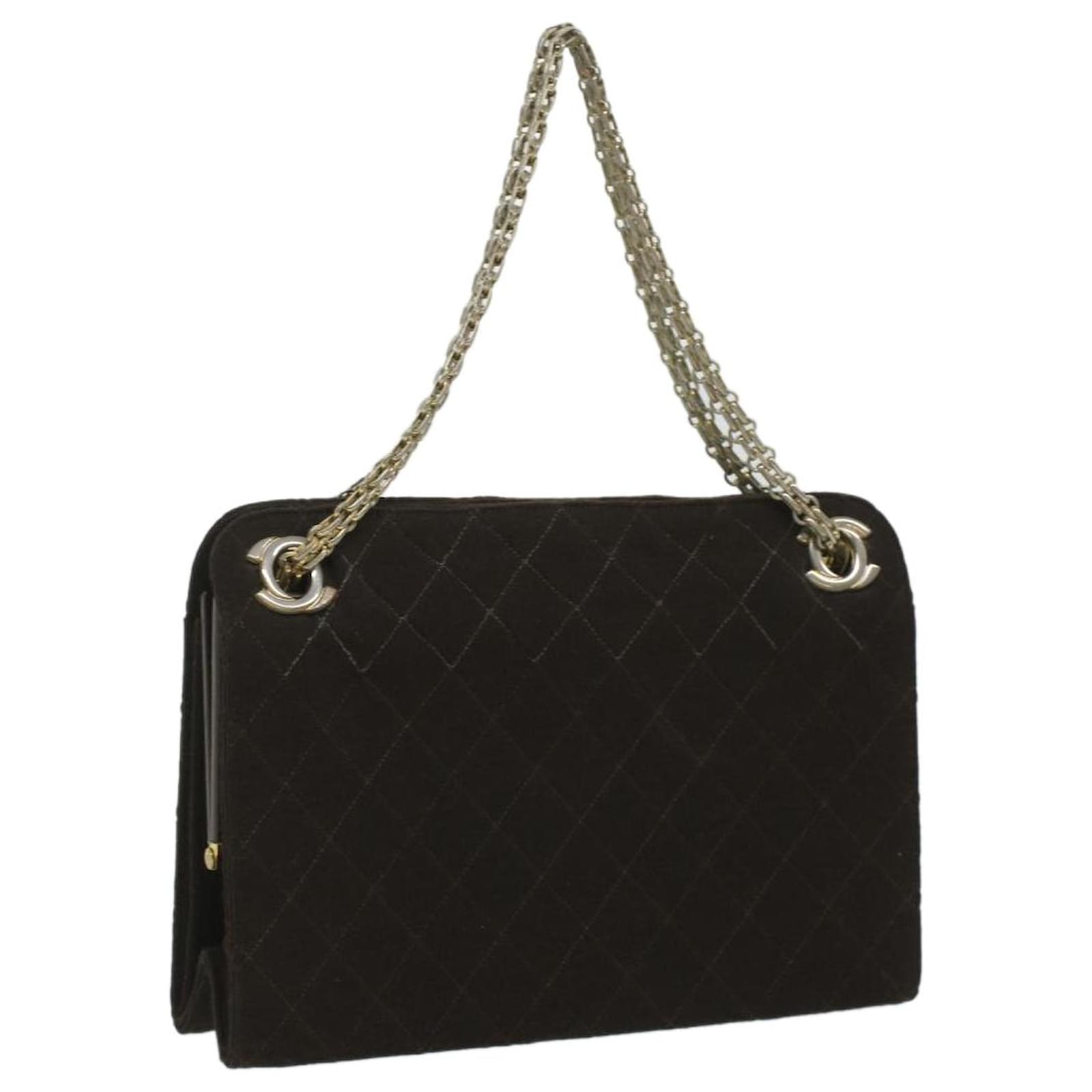 Chanel Stitch Sauvage Toile Marron ref.751567 - Joli Closet