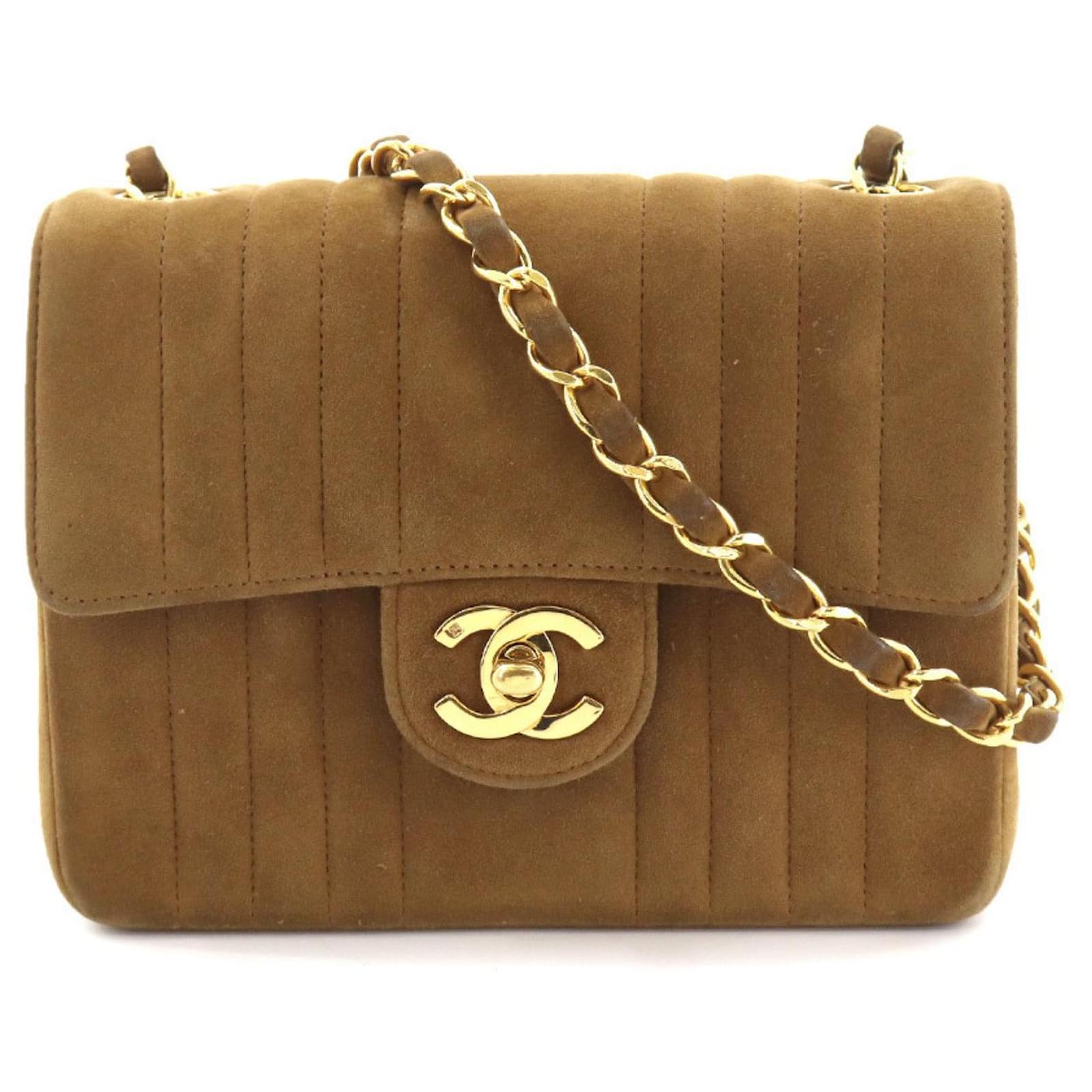 Chanel Brown Suede ref.752001 - Joli Closet
