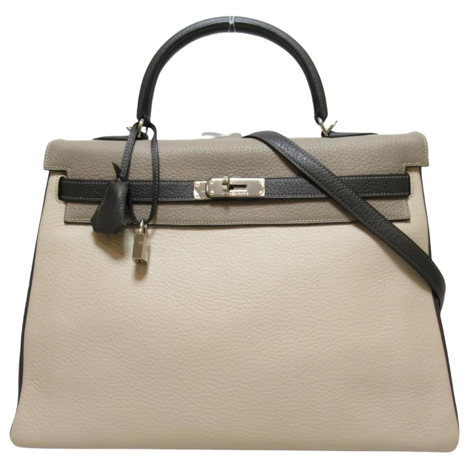 Hermès Kelly Beige Leather ref.752237 - Joli Closet
