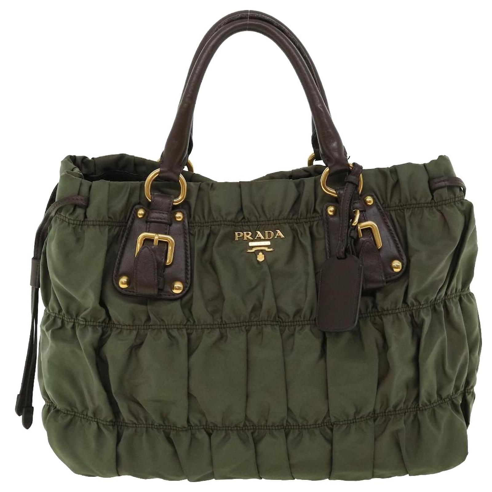 Prada Khaki Synthetic ref.752257 - Joli Closet