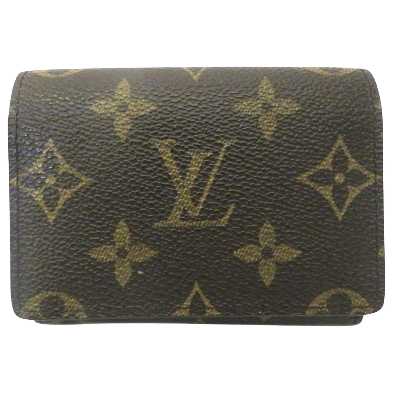 Louis Vuitton card case Brown Cloth ref.752264 - Joli Closet