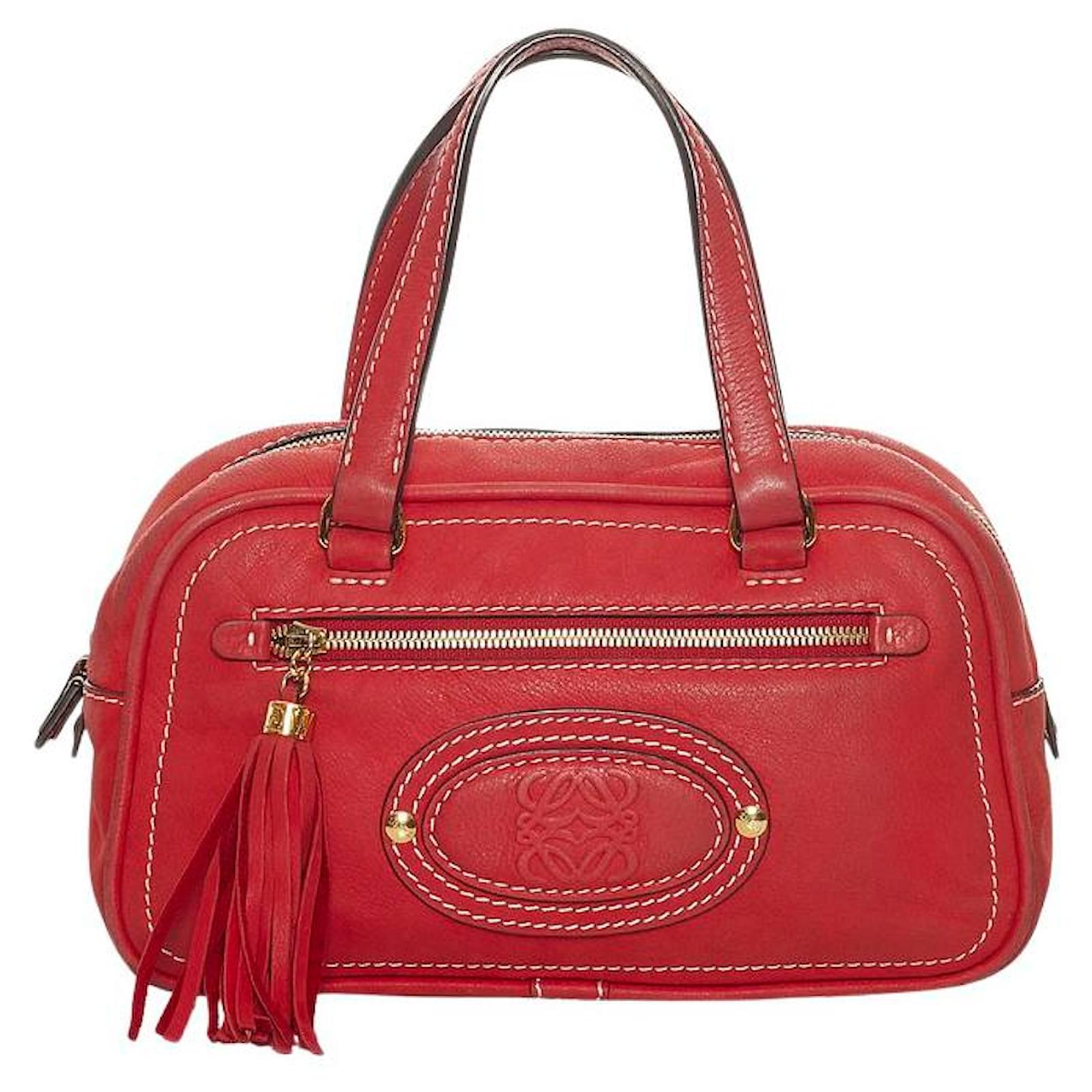 Loewe Red Leather ref.752447 - Joli Closet