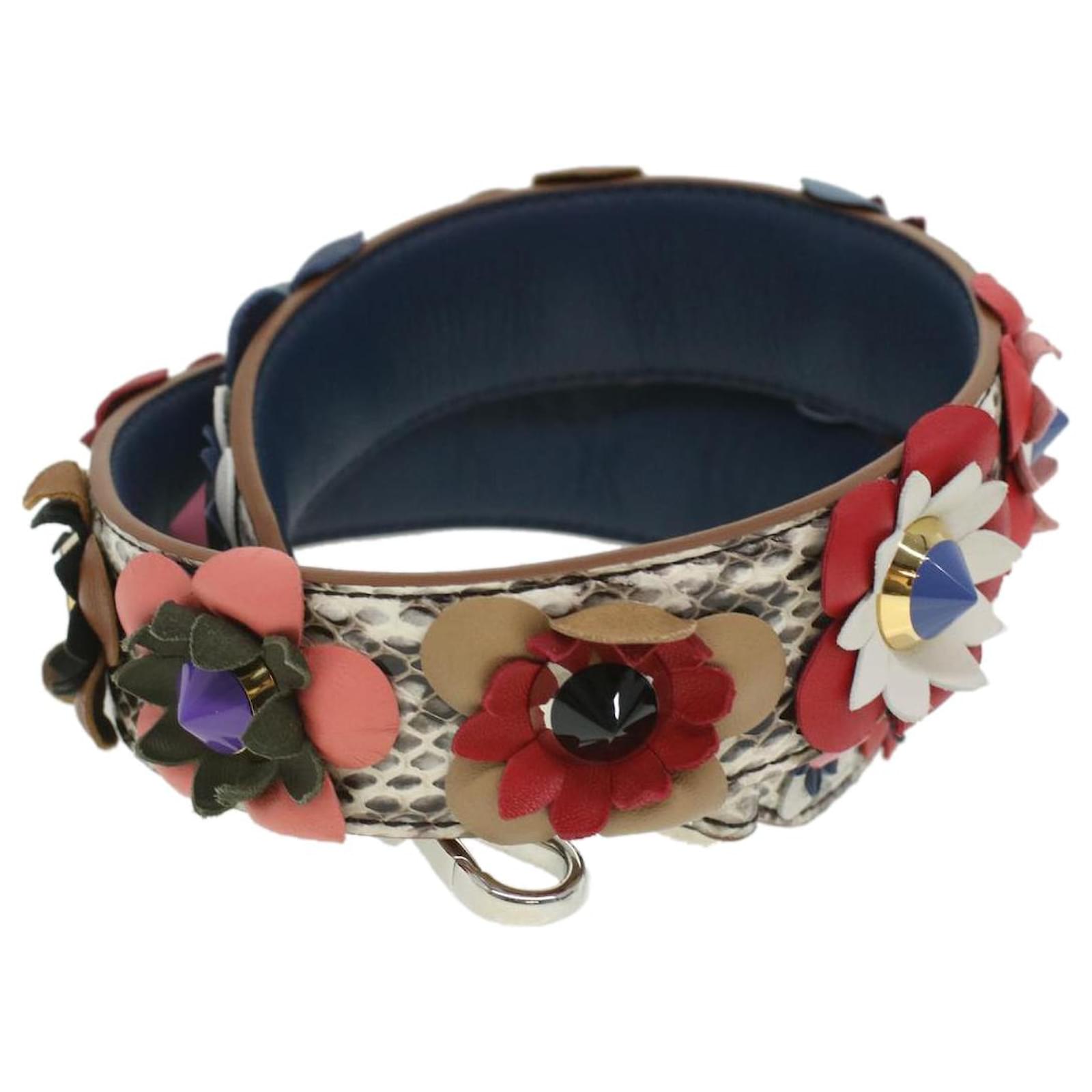 FENDI Shoulder Strap Snake pattern 35"" Multicolor Auth am3522 (Sold ...