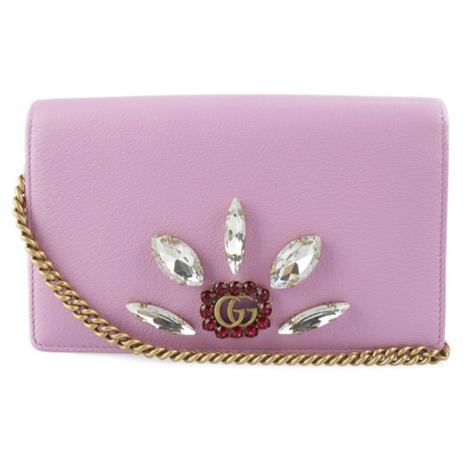 gucci Pink Leather ref.753305 - Joli Closet