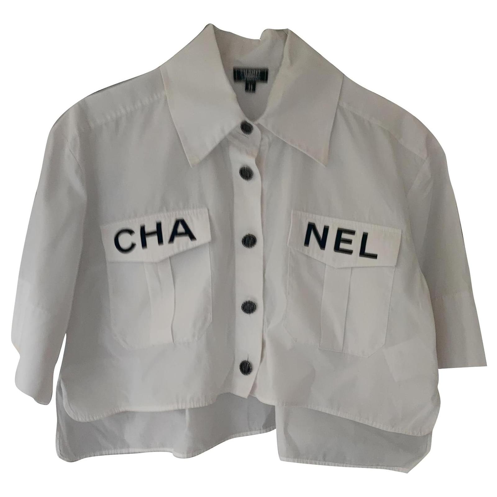 Chanel Tops White Cotton ref.753712 - Joli Closet