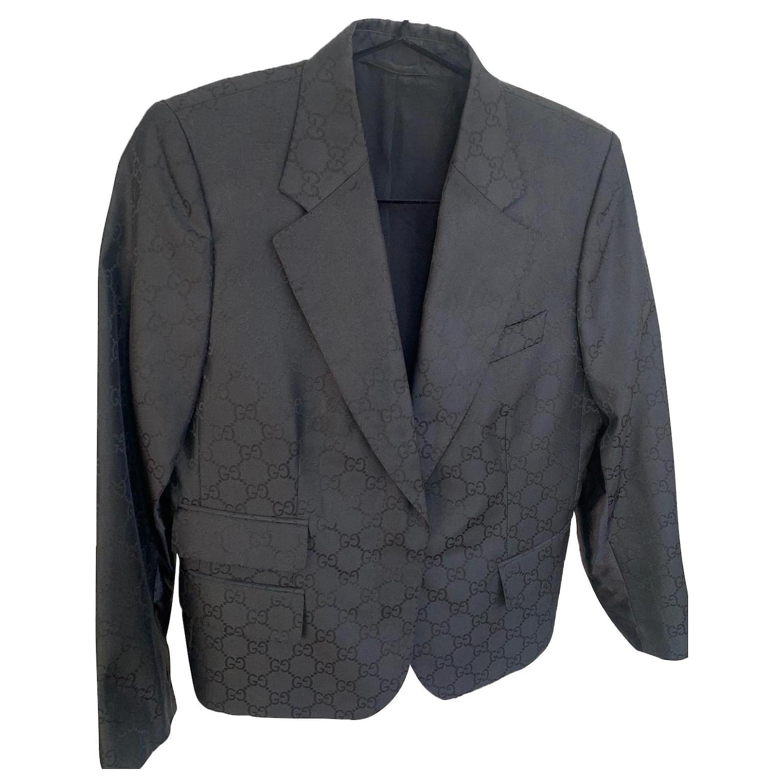 Gucci Jackets Black Polyester ref.753716 - Joli Closet