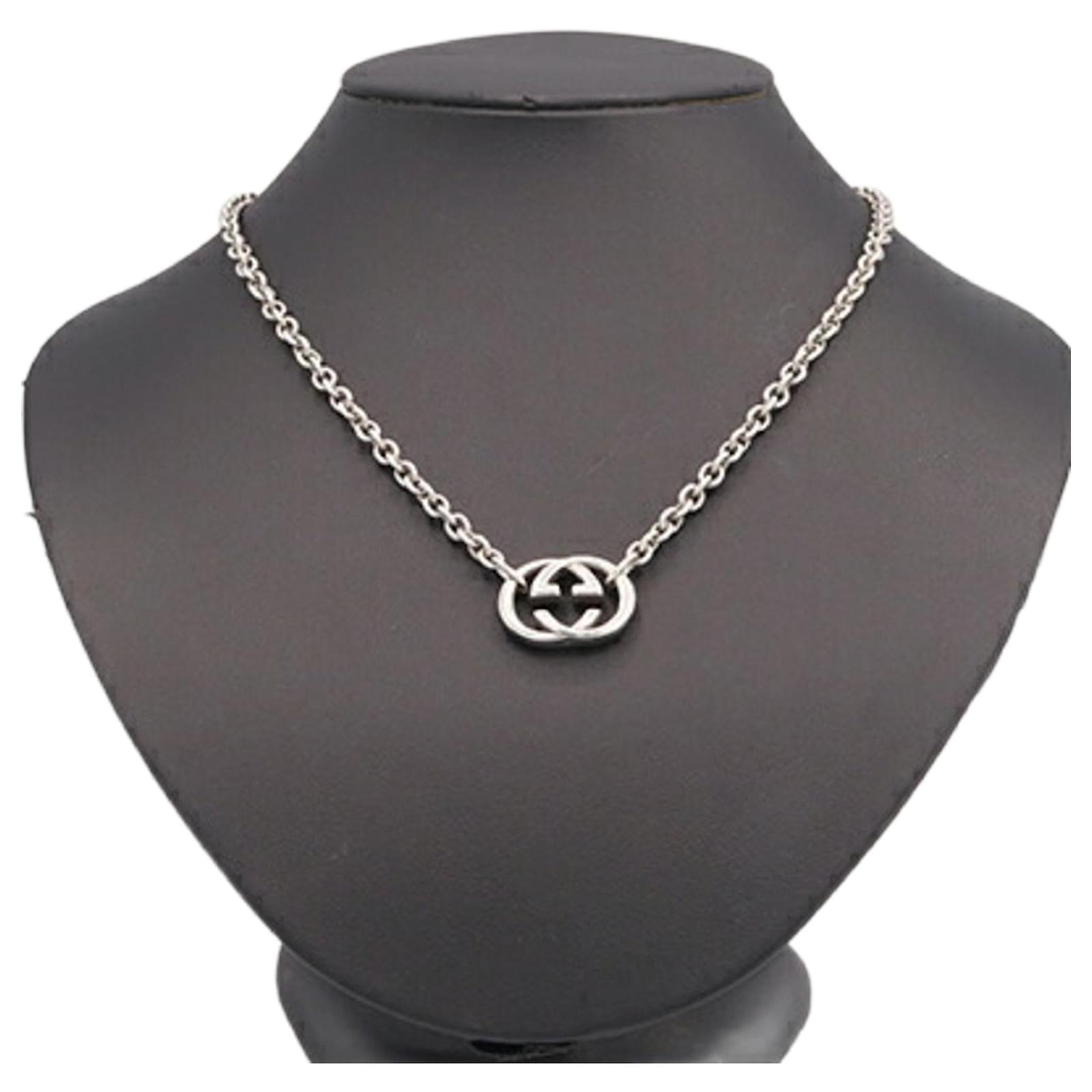 Gucci Logo G Silvery Silver ref.754555 - Joli Closet