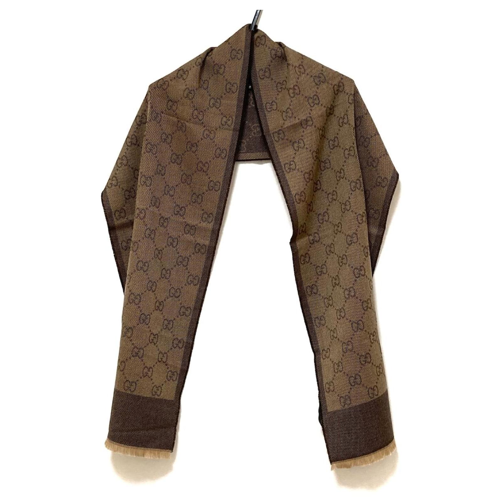 Gucci GG pattern Brown Wool ref.754706 - Joli Closet