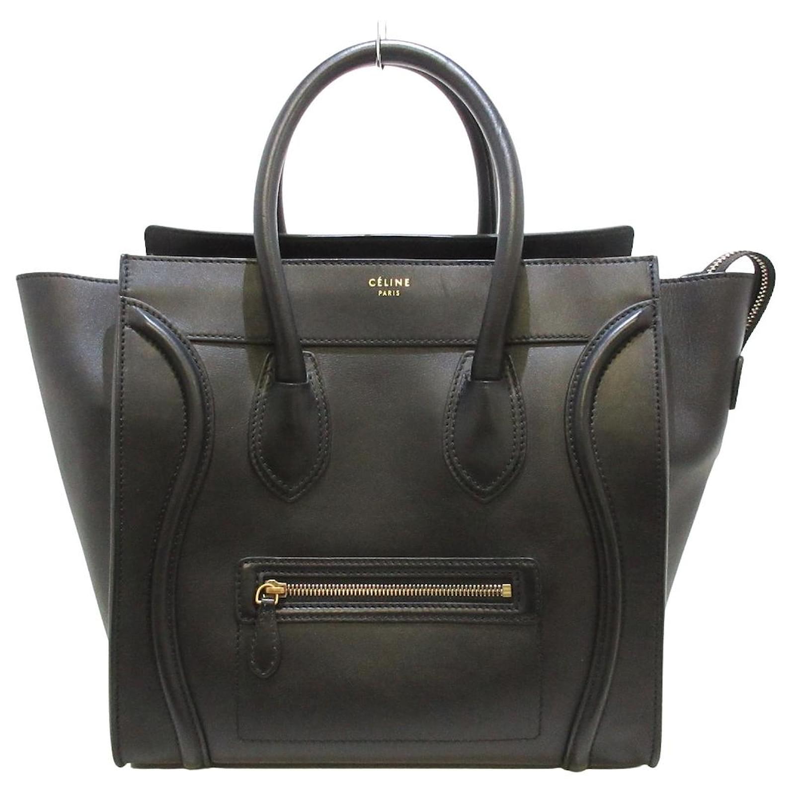 Céline Luggage Black Leather Ref754769 Joli Closet