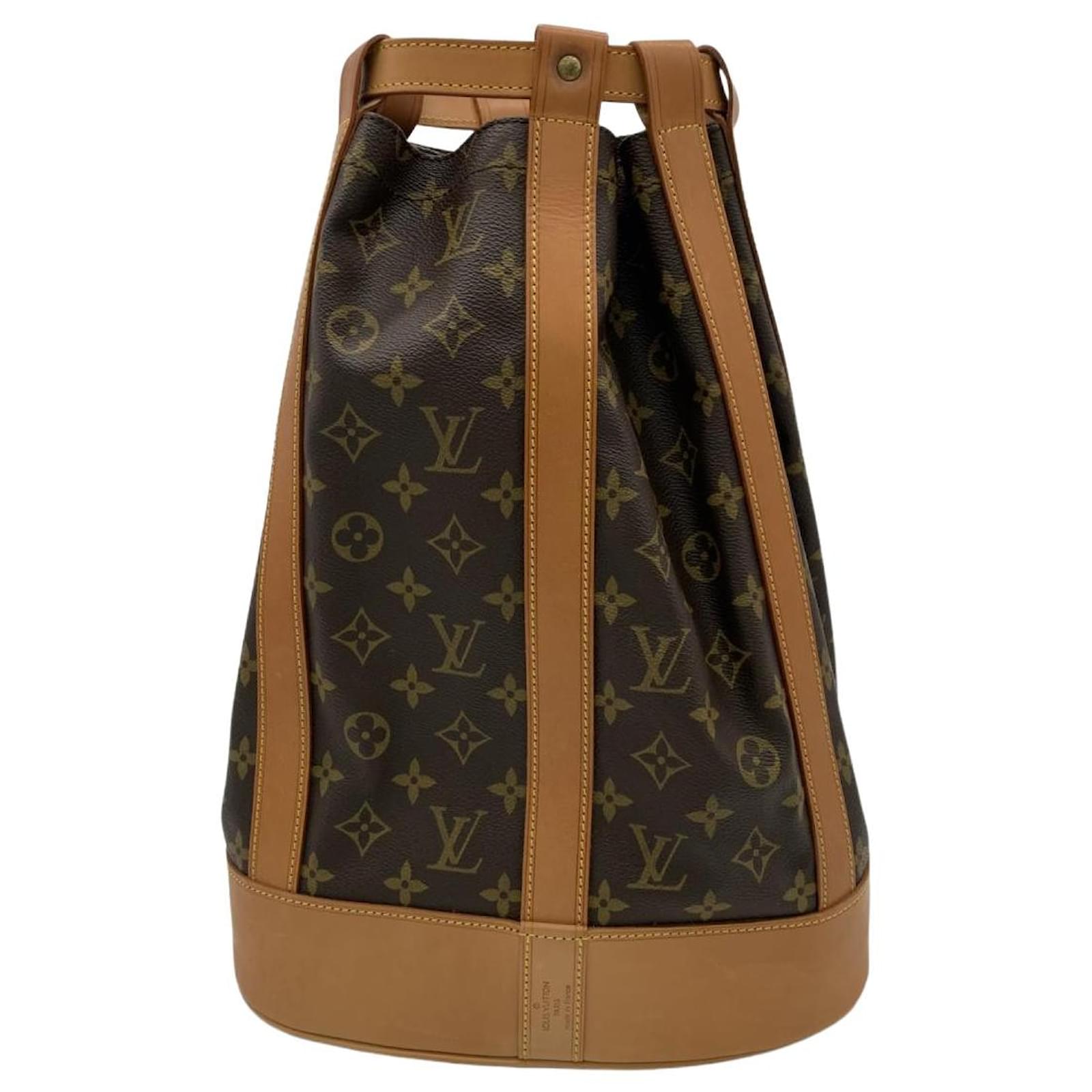 Louis Vuitton Randonnée Brown Cloth ref.756394 - Joli Closet
