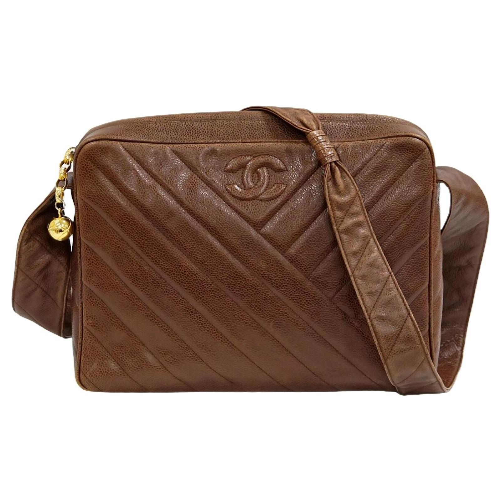 Chanel COCO Mark Brown Leather ref.757207 - Joli Closet