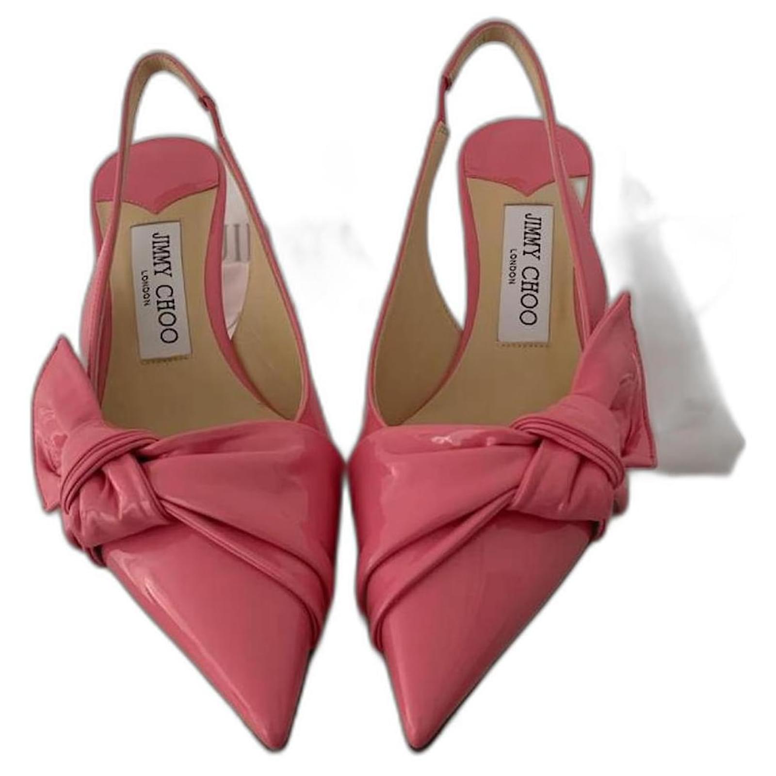 Jimmy Choo Heels Pink Leather ref.757301 - Joli Closet