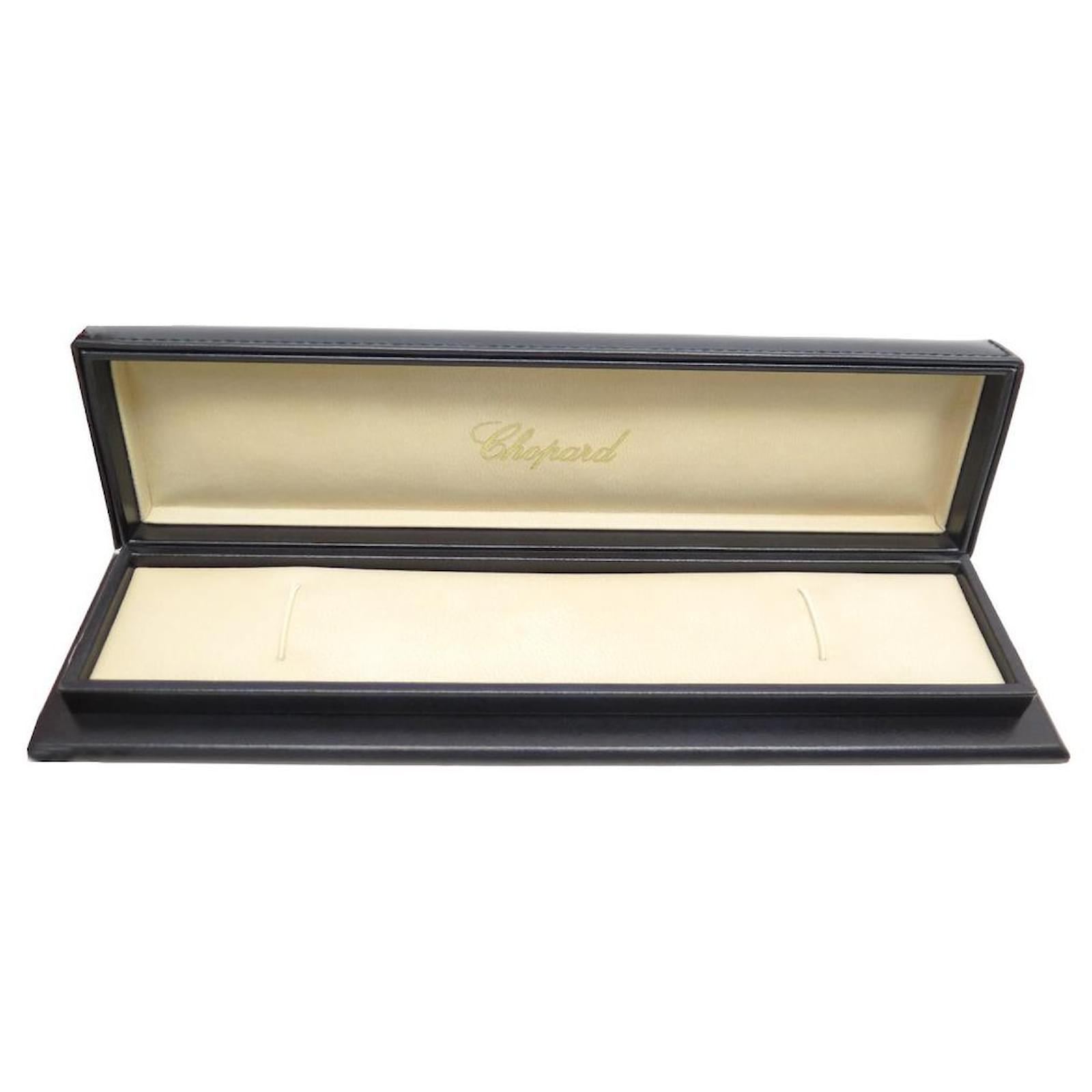 NEUF BOITE CHOPARD 94001-0051 PR BRACELET OU MONTRE EN CUIR BLEU STRAP ...