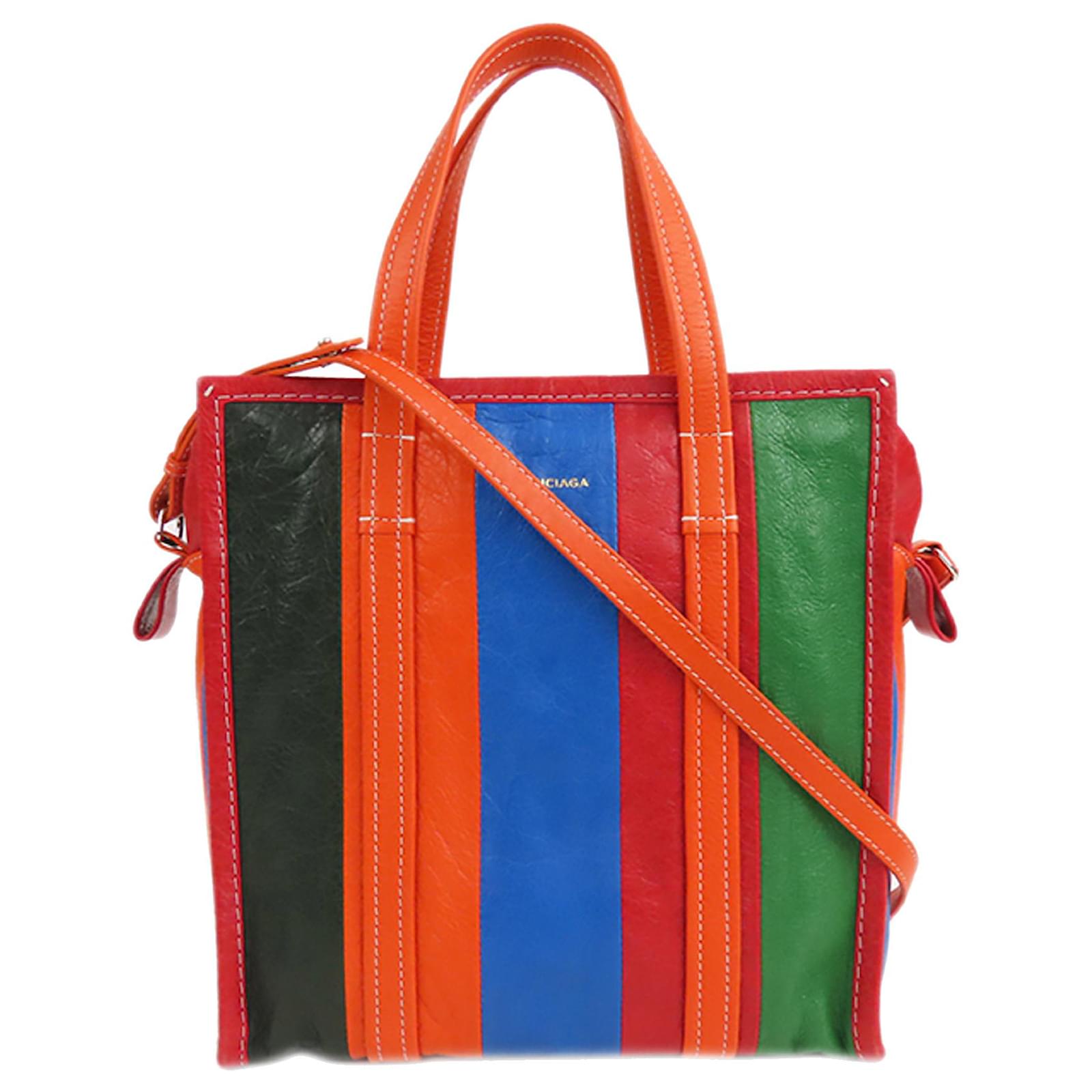 Balenciaga Multi Bazar Shopper Multiple colors Leather Pony-style ...