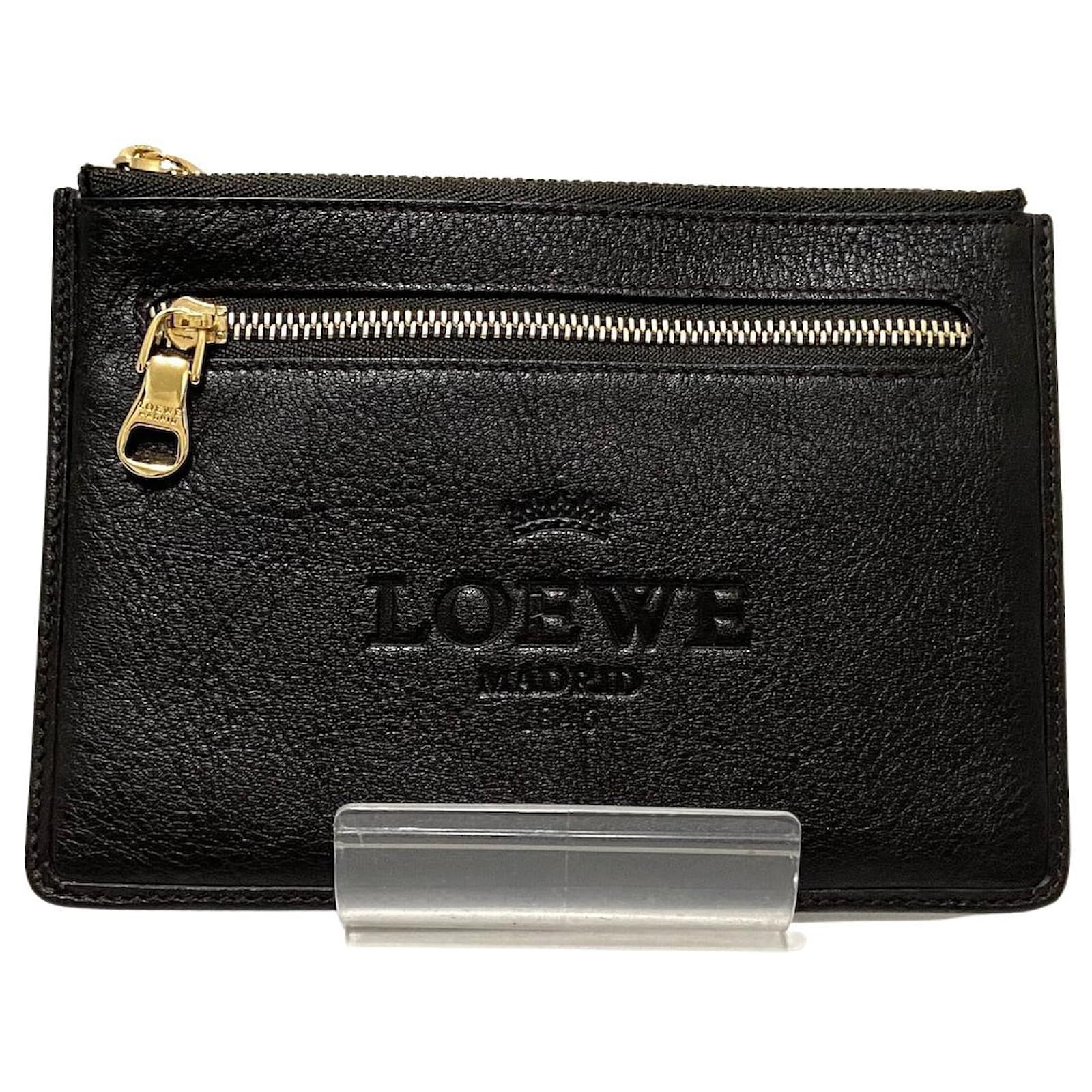 Loewe Black Leather ref.760434 - Joli Closet