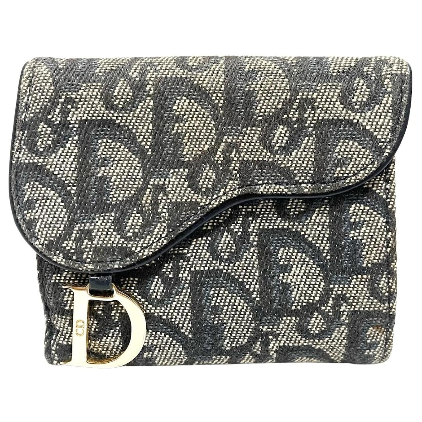 Dior Saddle Navy blue Cloth ref.760740 - Joli Closet