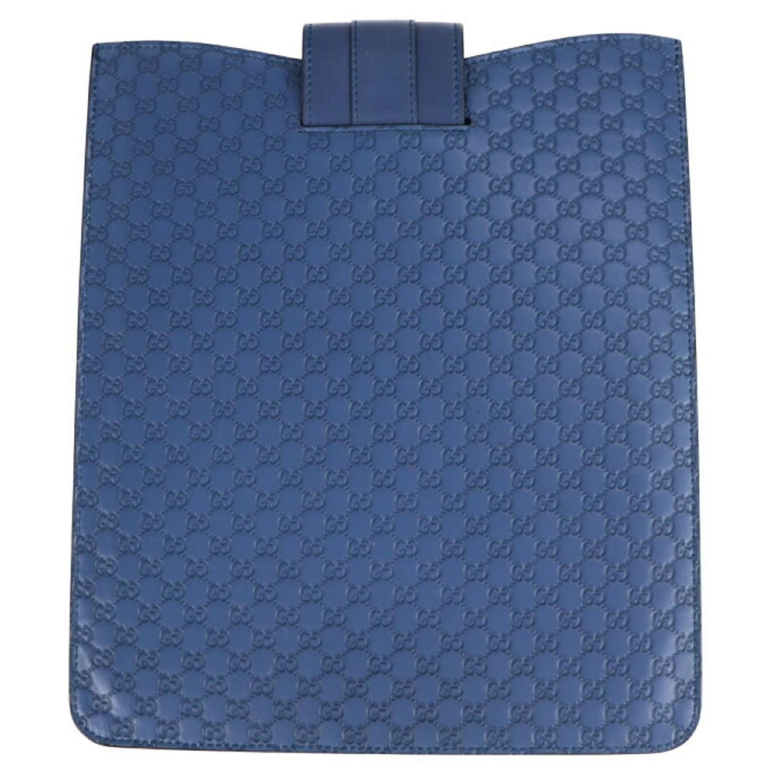 gucci Blue Leather ref.761154 - Joli Closet