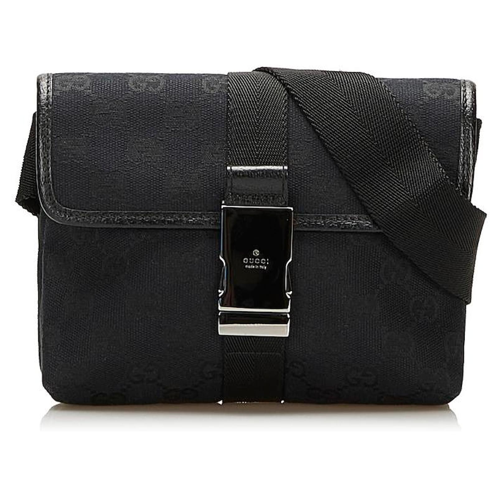 Gucci GG Canvas Black Cloth ref.763000 - Joli Closet