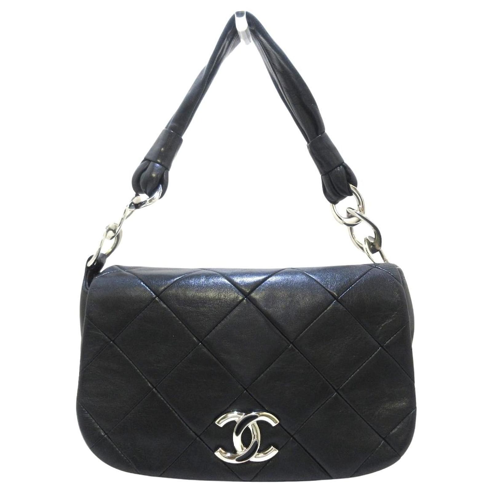 Chanel Stitch Sauvage Veau façon poulain Noir ref.763174 - Joli Closet