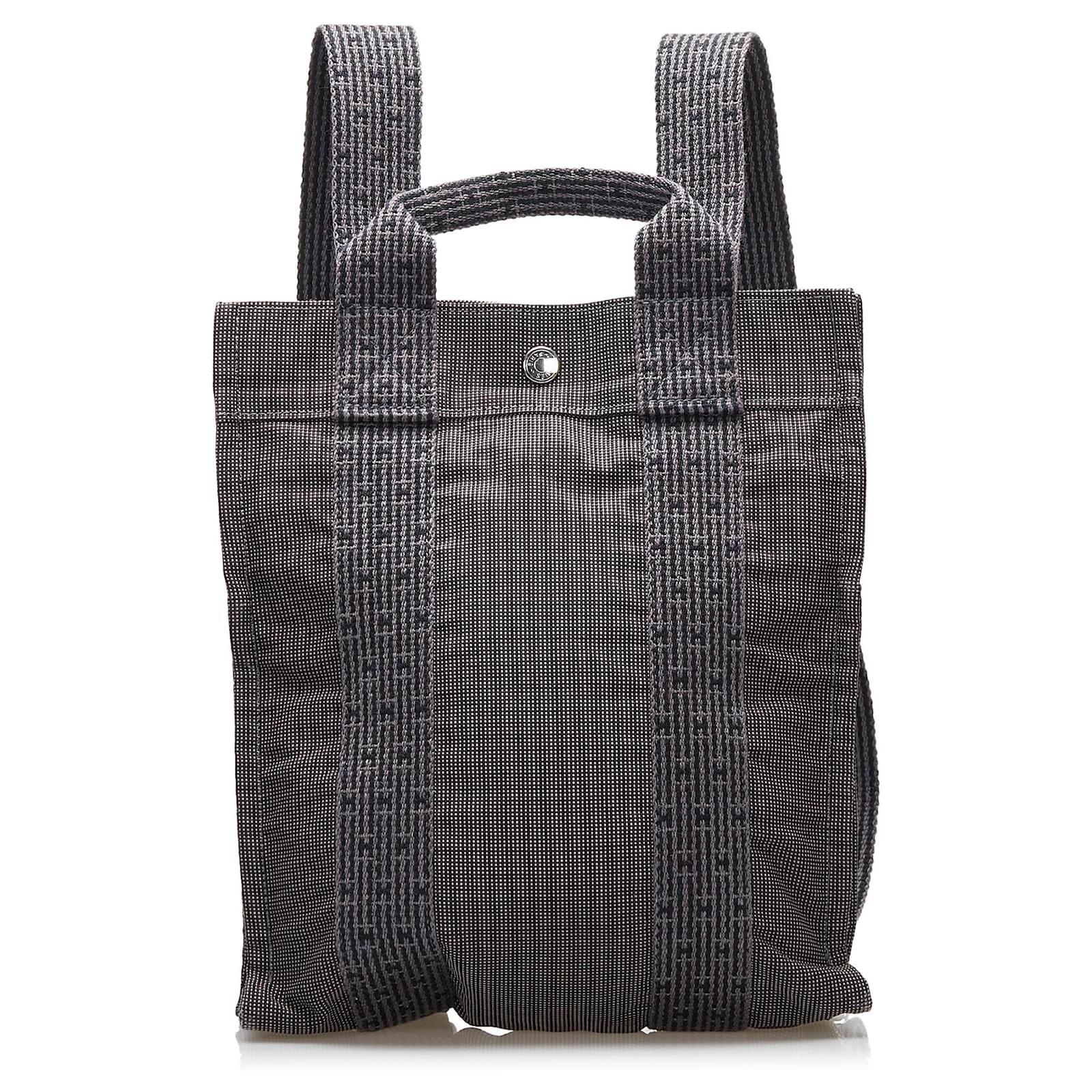 Hermès Hermes Gray Herline PM Backpack Grey Cloth Cloth ref.764213 ...