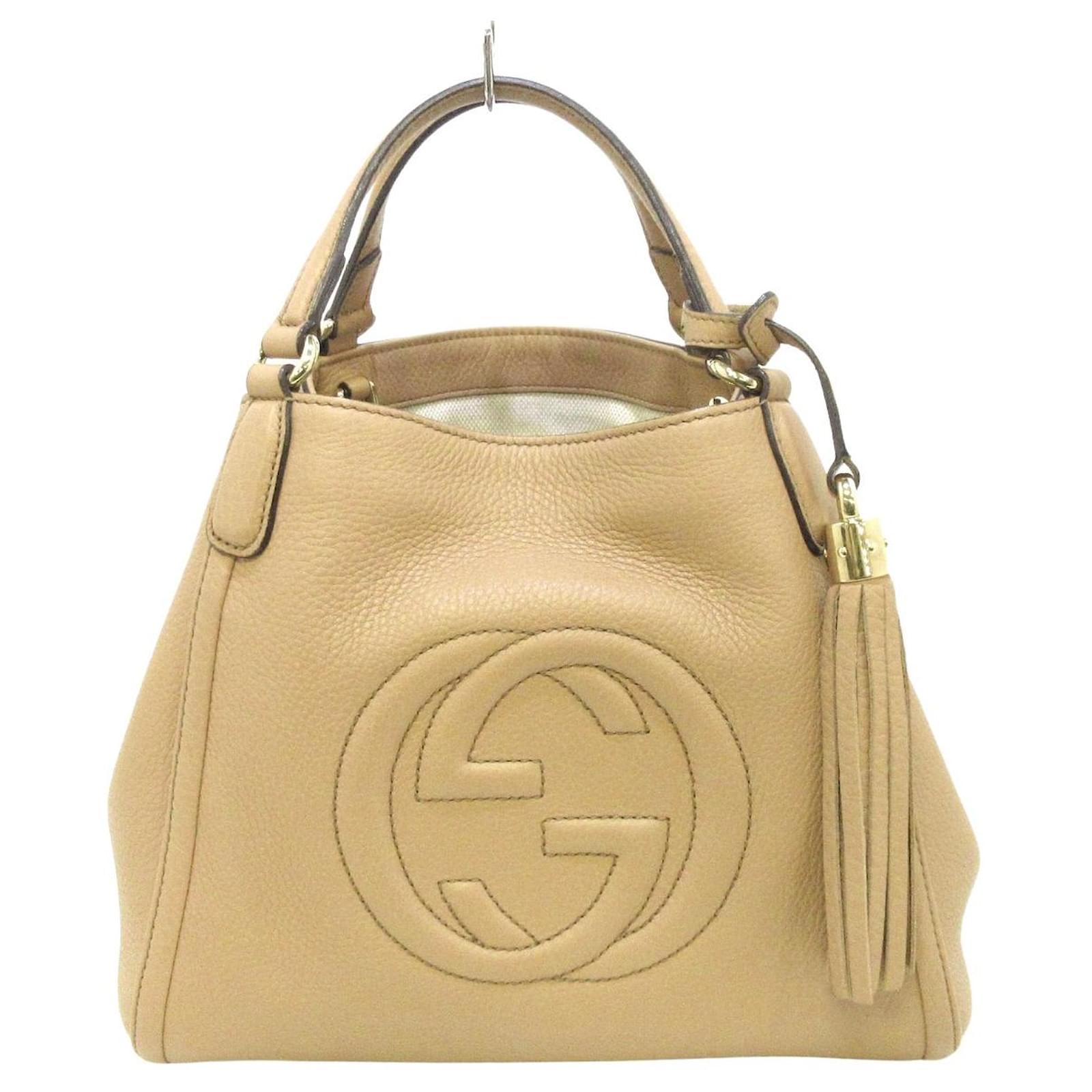 Gucci Soho Beige Leather ref.764741 - Joli Closet