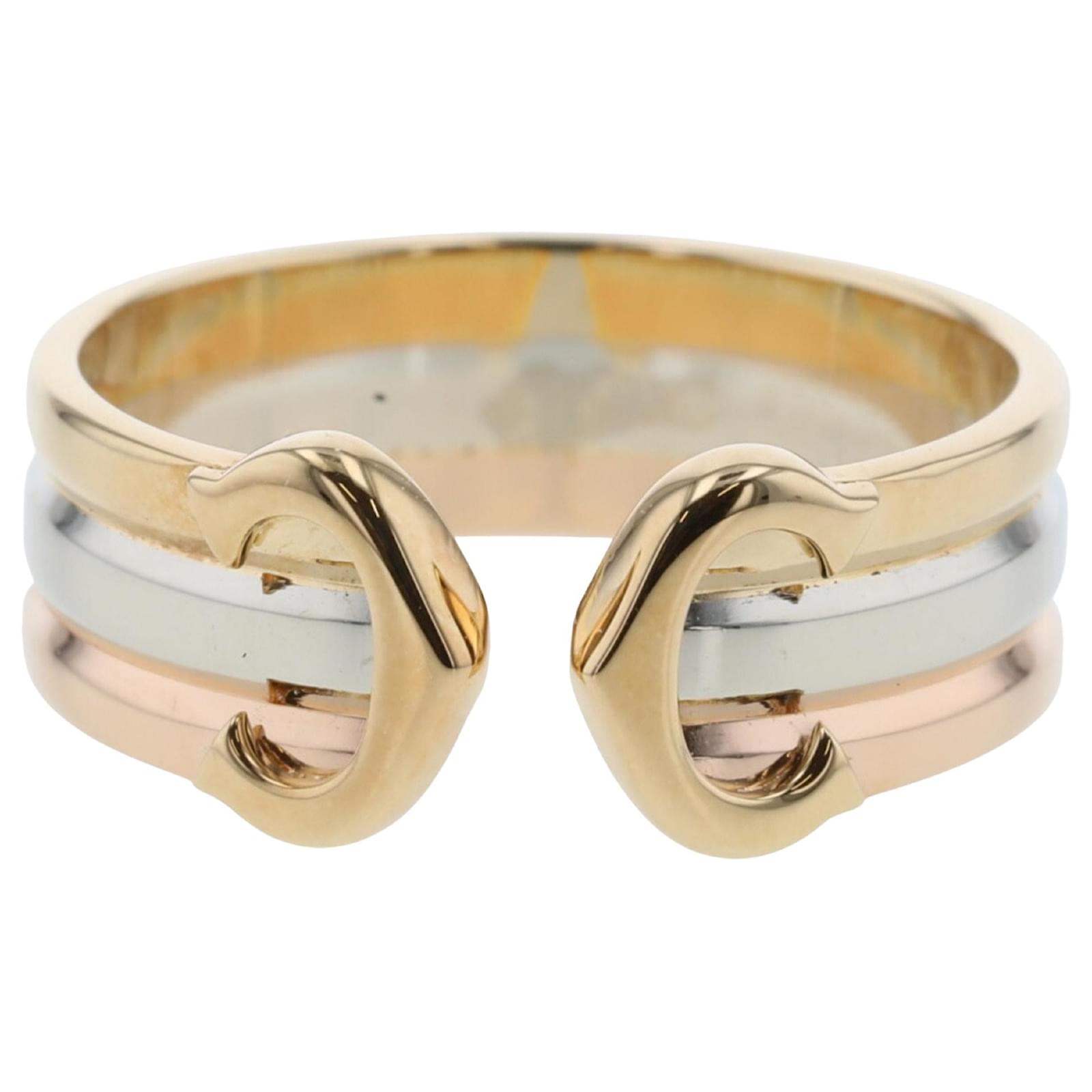cartier 2C C2 Golden Yellow gold ref.765350 - Joli Closet