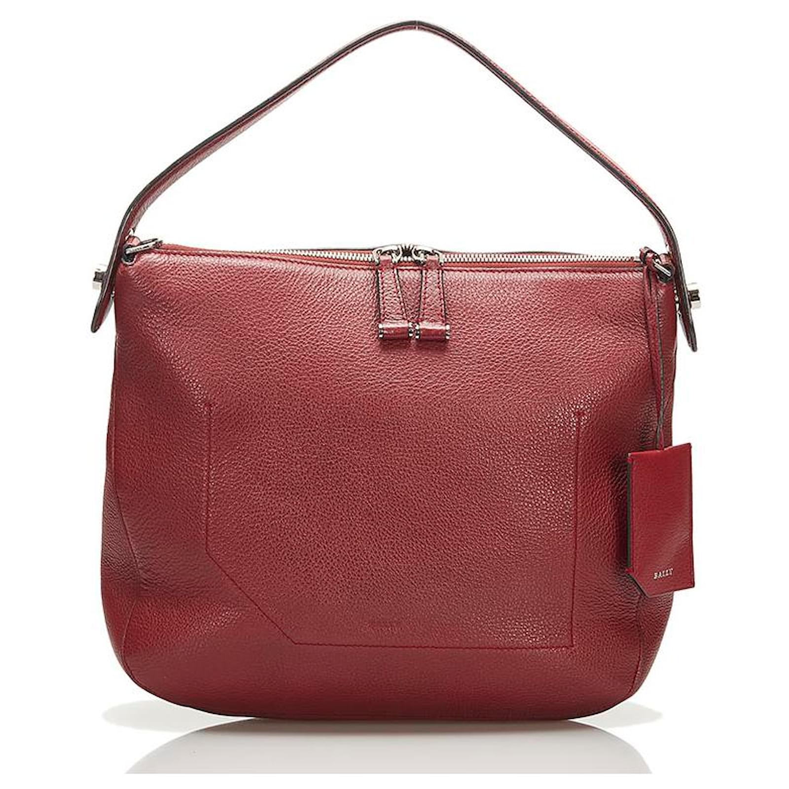 Bally Red Leather ref.765530 - Joli Closet