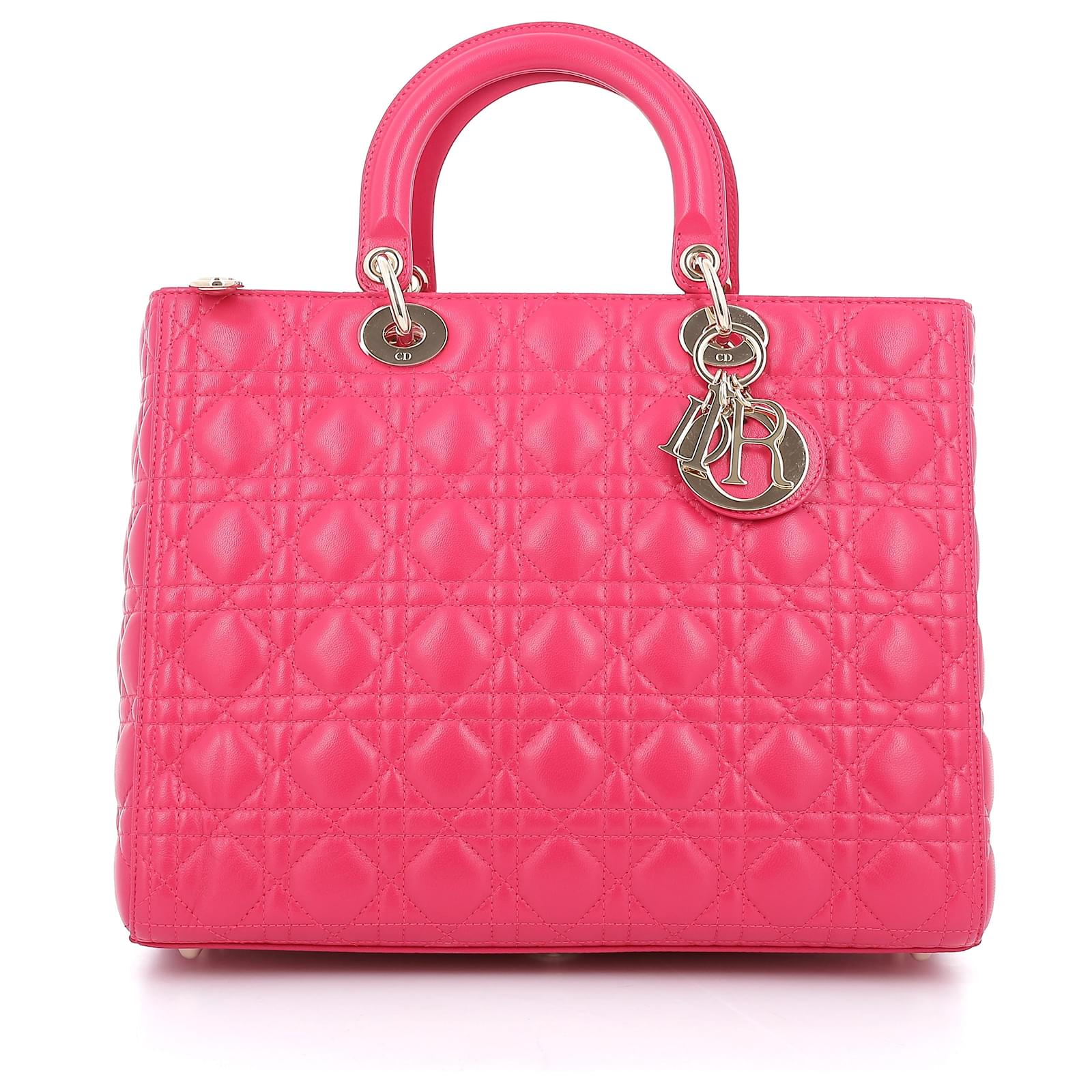 Dior Lady Dior Pink Leather ref.766881 - Joli Closet