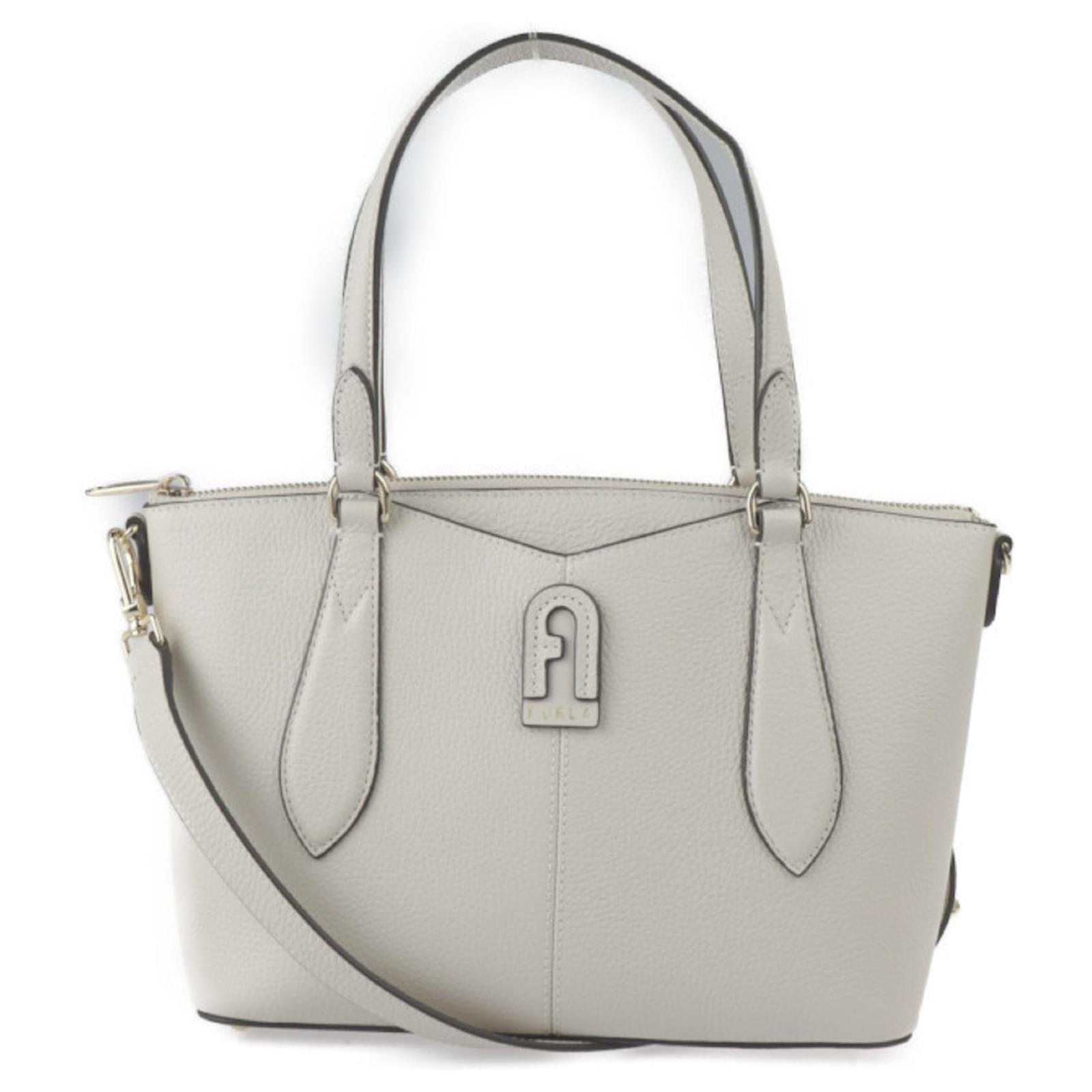 Furla White Leather ref.766887 - Joli Closet
