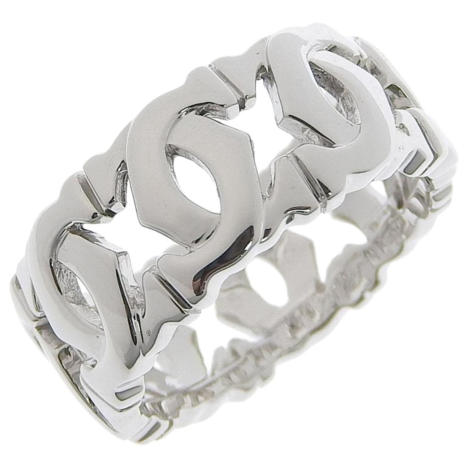 Cartier Entrelacé Silvery White gold ref.767531 - Joli Closet