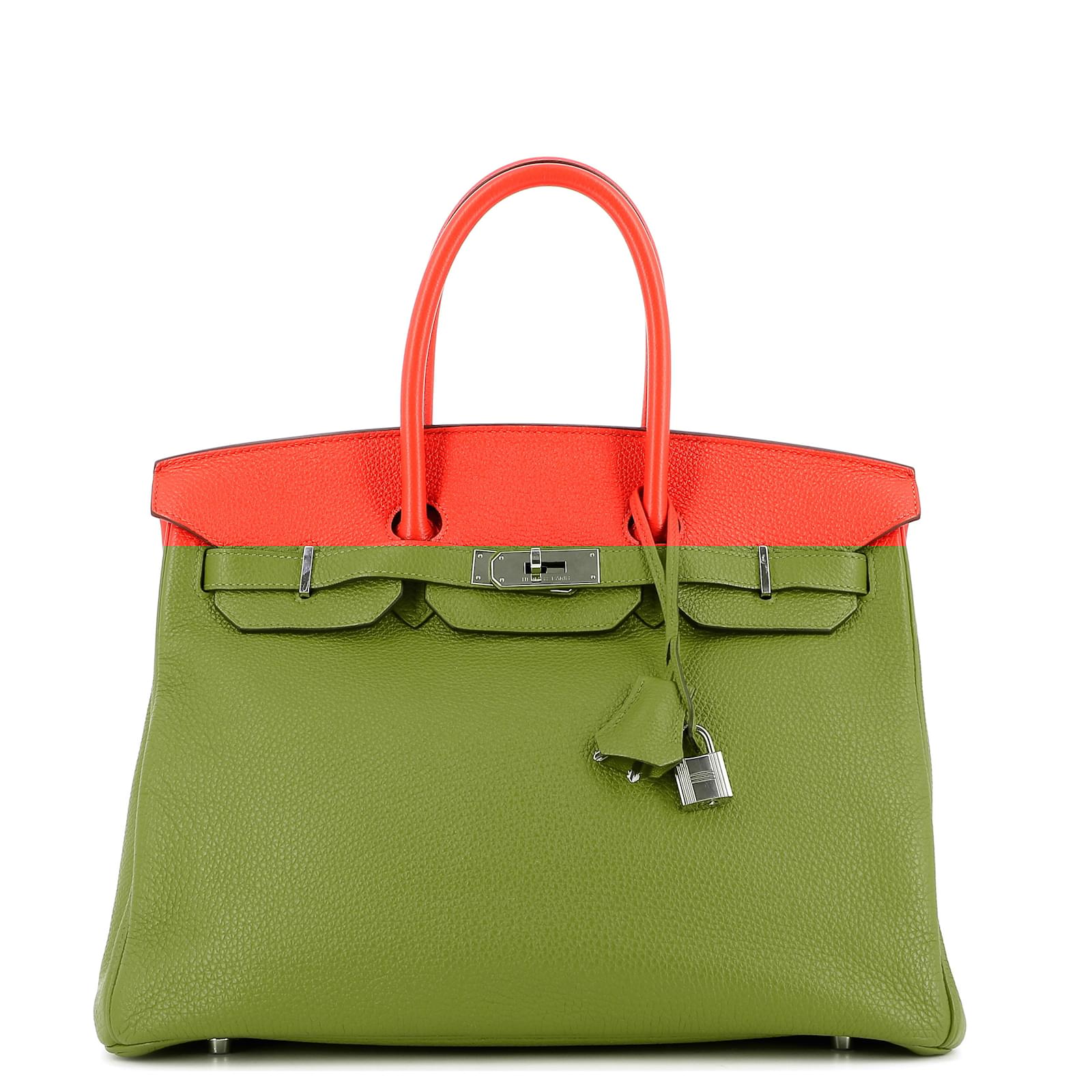 Hermès HERMES BIRKIN Orange Leather ref.767748 - Joli Closet