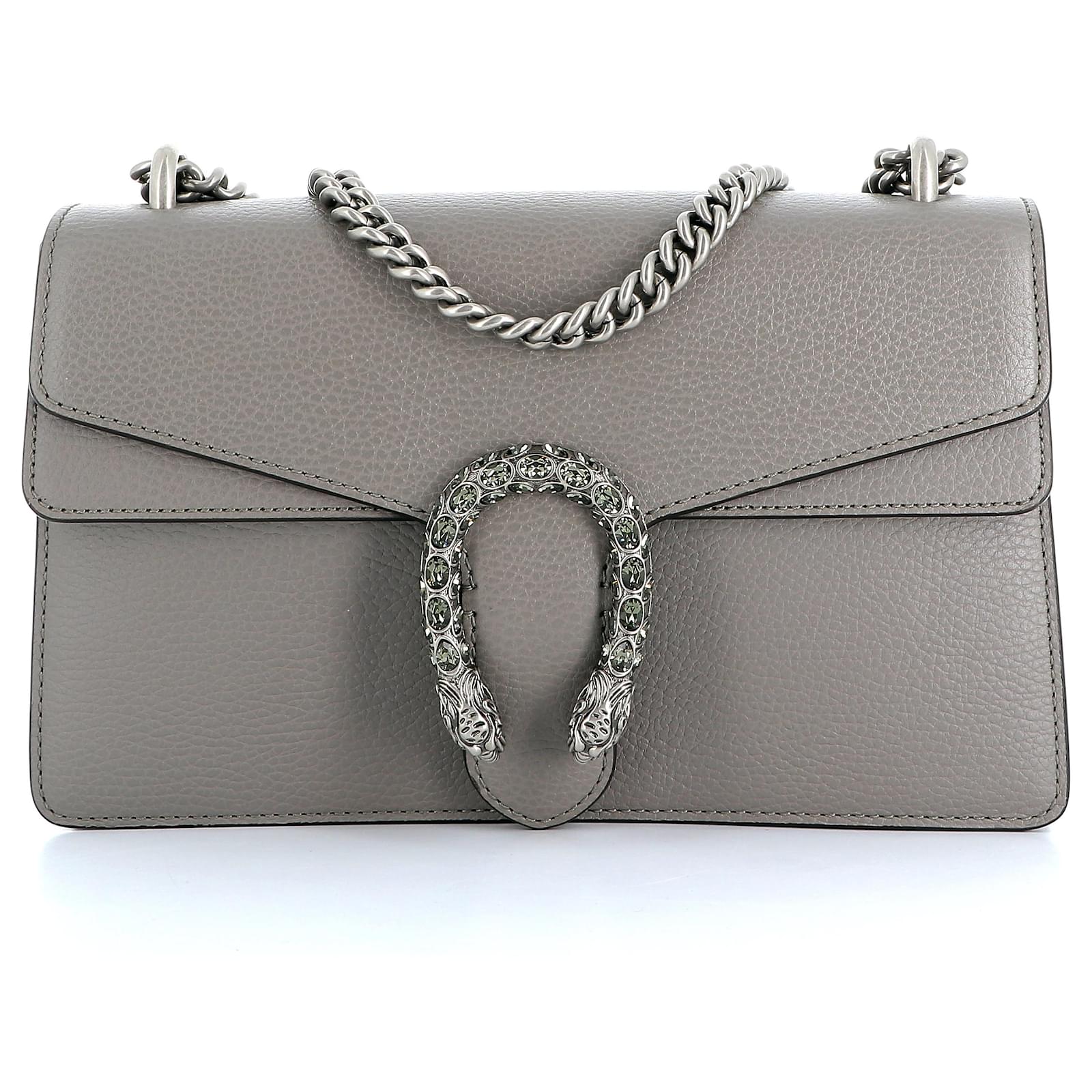 gucci Grey Leather ref.768431 - Joli Closet