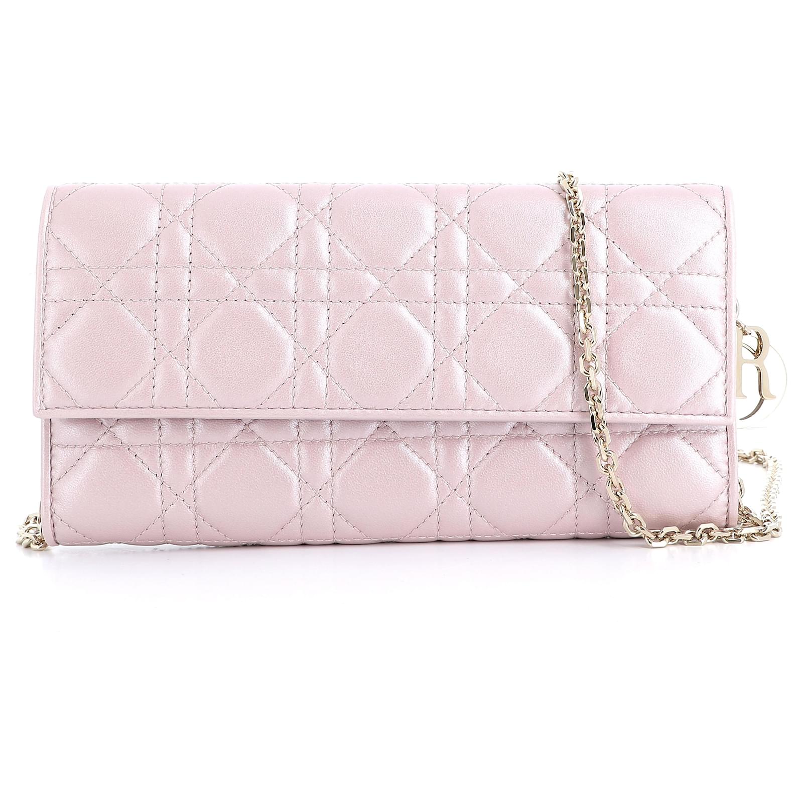 Dior Lady Dior Pink Leather ref.768486 - Joli Closet