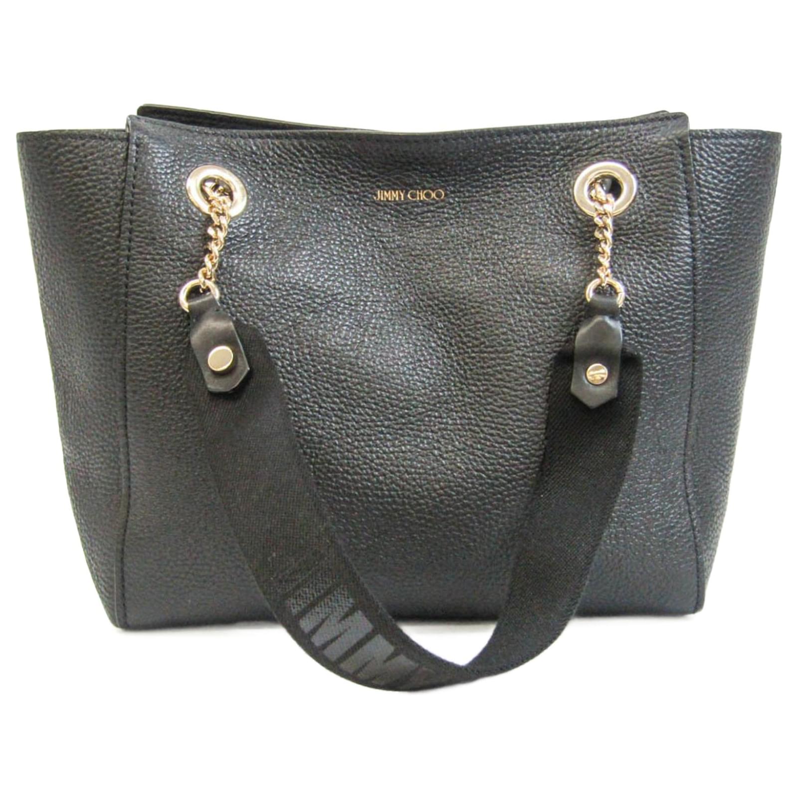 Jimmy Choo Black Leather ref.769229 - Joli Closet