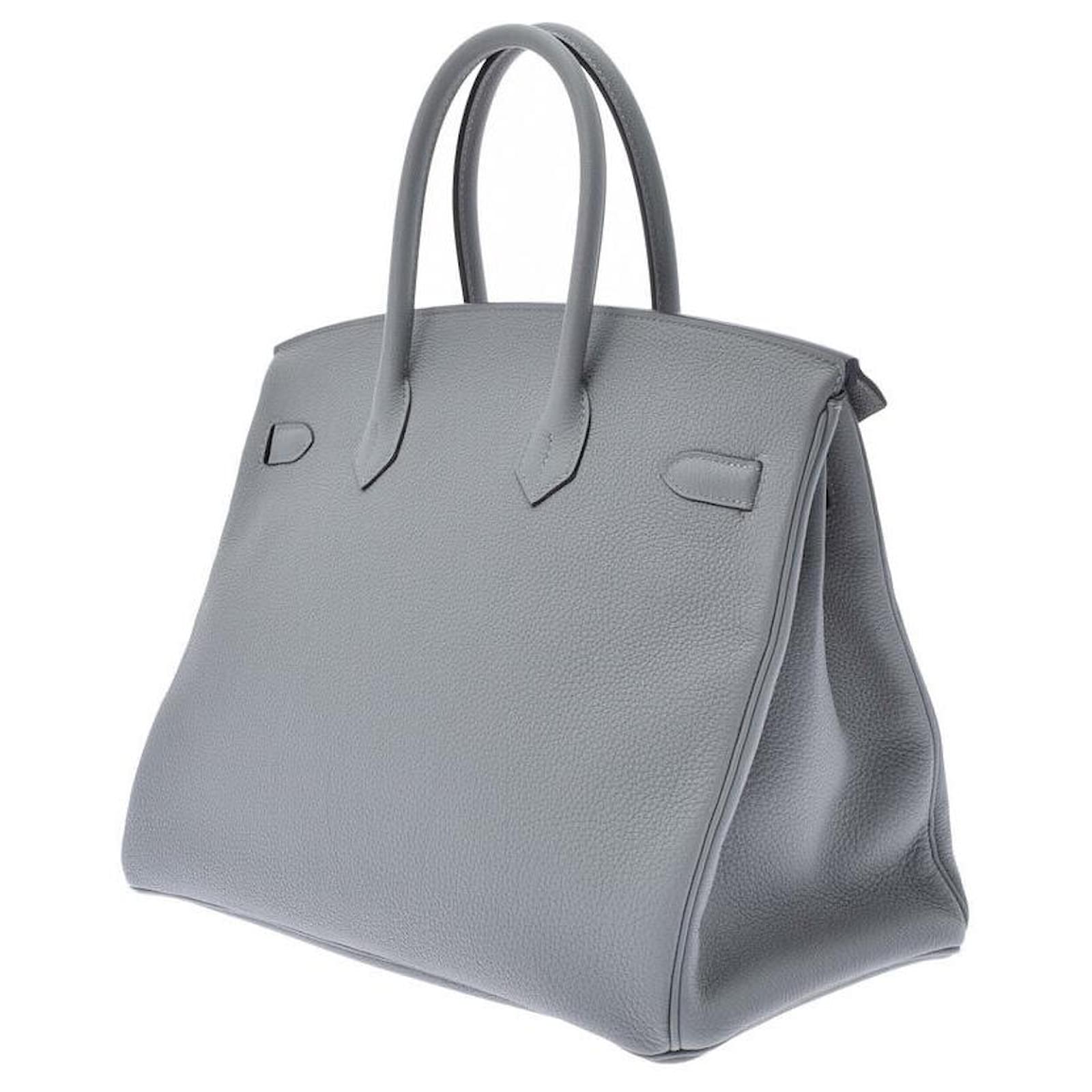 Hermès Birkin 35 Grey Leather ref.770129 - Joli Closet